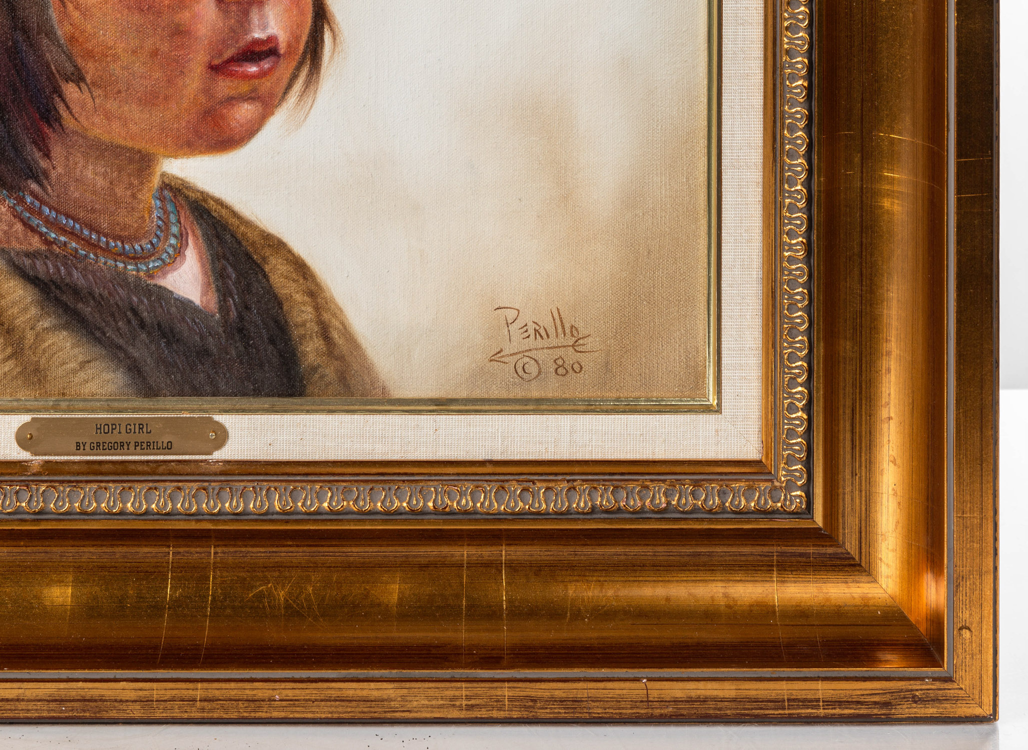 Gregory Perillo (American, 1927/29-2021) Hopi Girl | Cottone Auctions