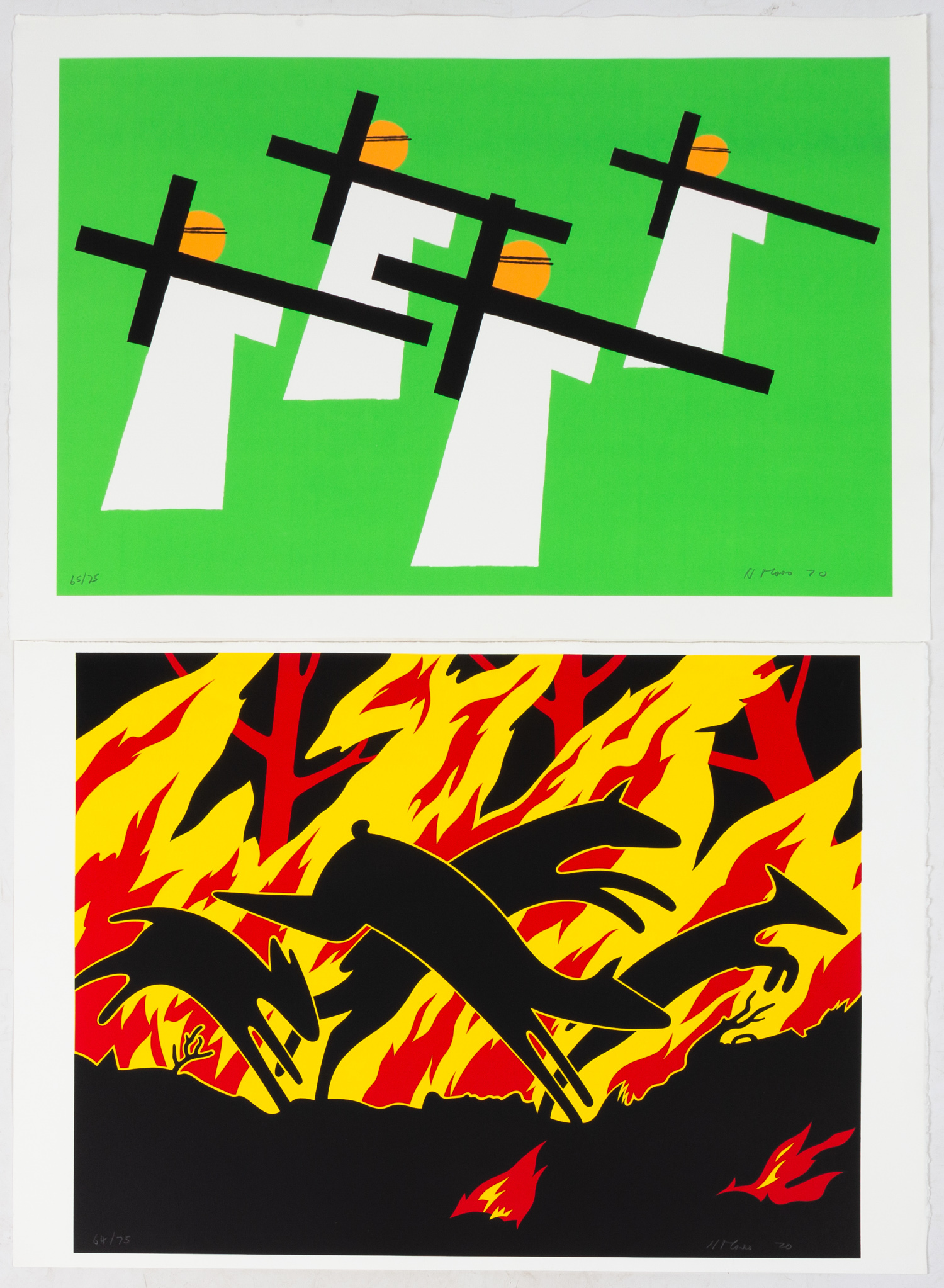 (17) Nicholas Monro (British, 1936-2022) Screenprints | Cottone Auctions
