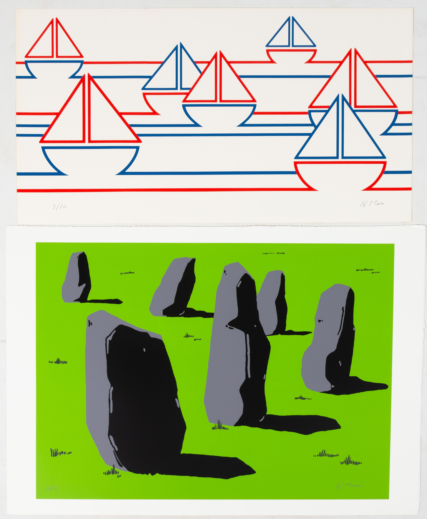 (17) Nicholas Monro (British, 1936-2022) Screenprints | Cottone Auctions
