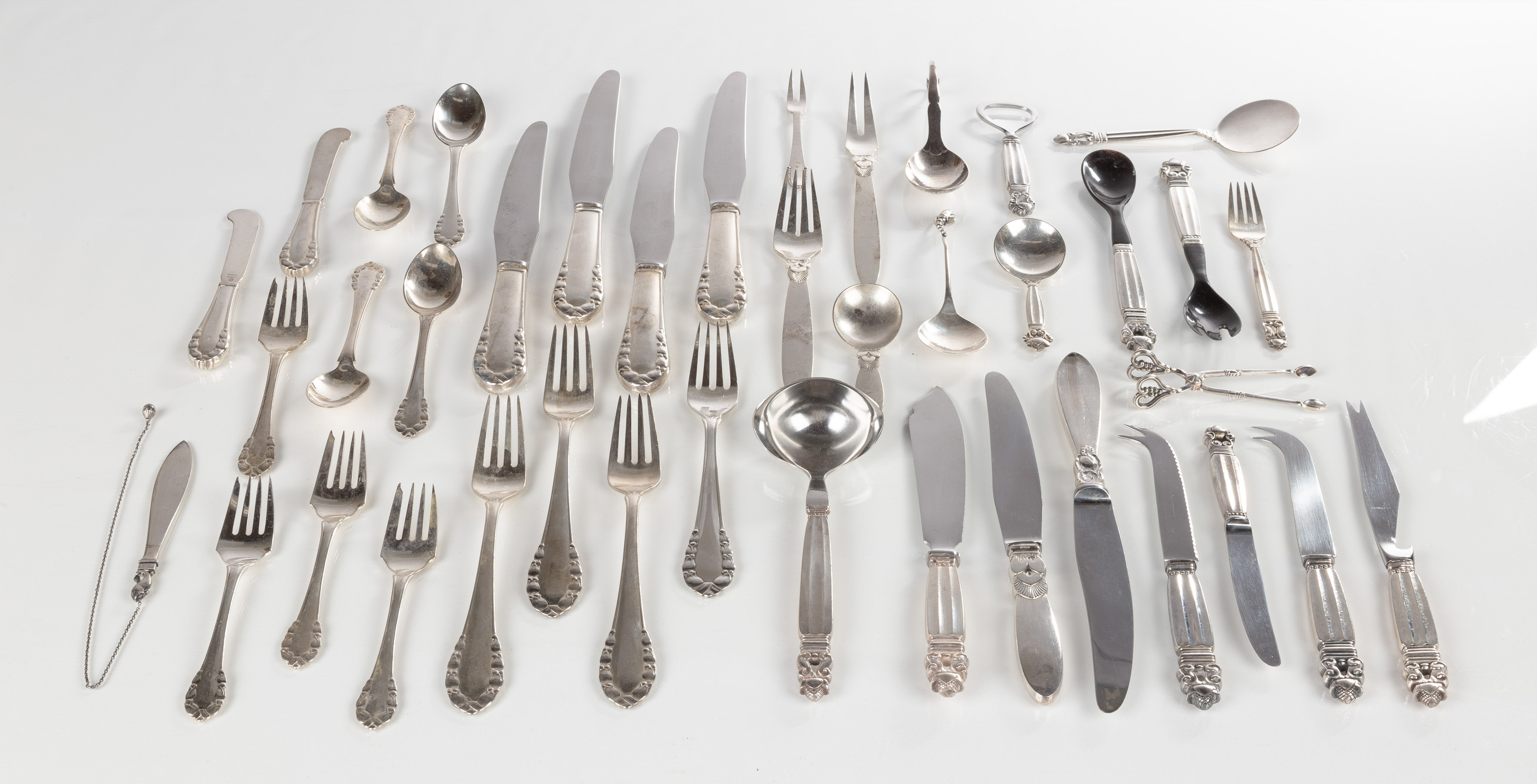 Georg Jensen Sterling Silver Flatware, Various Patterns | Cottone Auctions