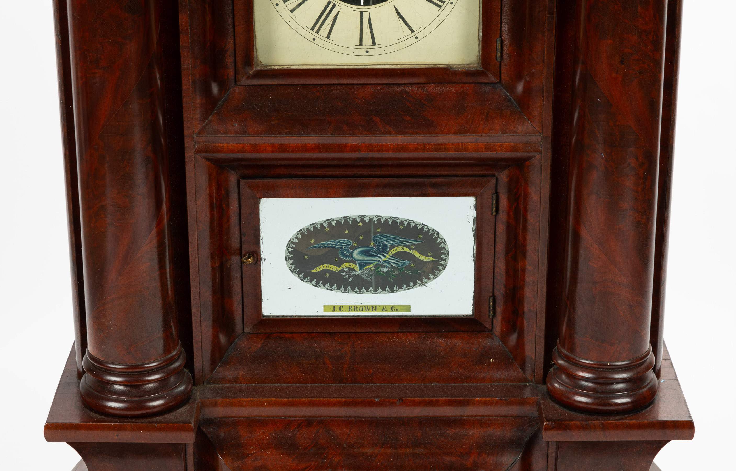 Rare J.C. Brown Super Empire Shelf Clock | Cottone Auctions