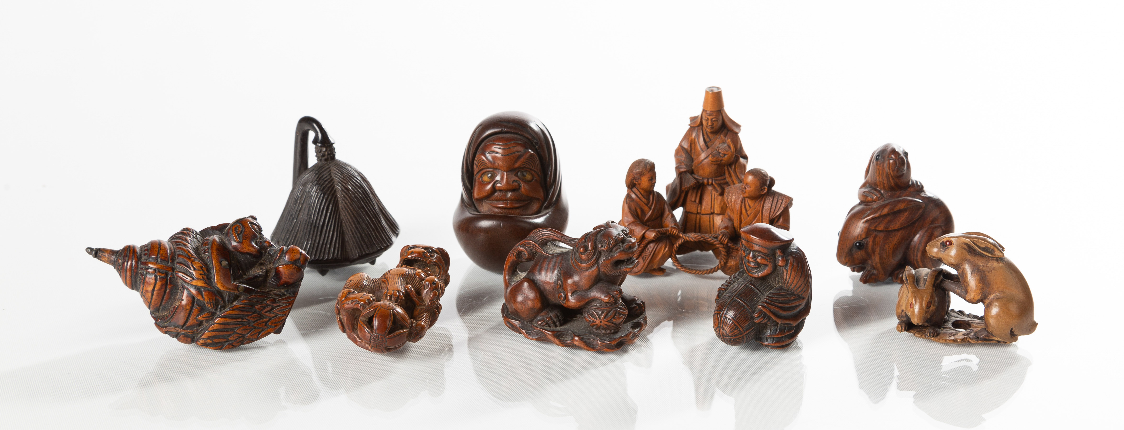 Japanese Netsuke Animals and Figures | Cottone Auctions