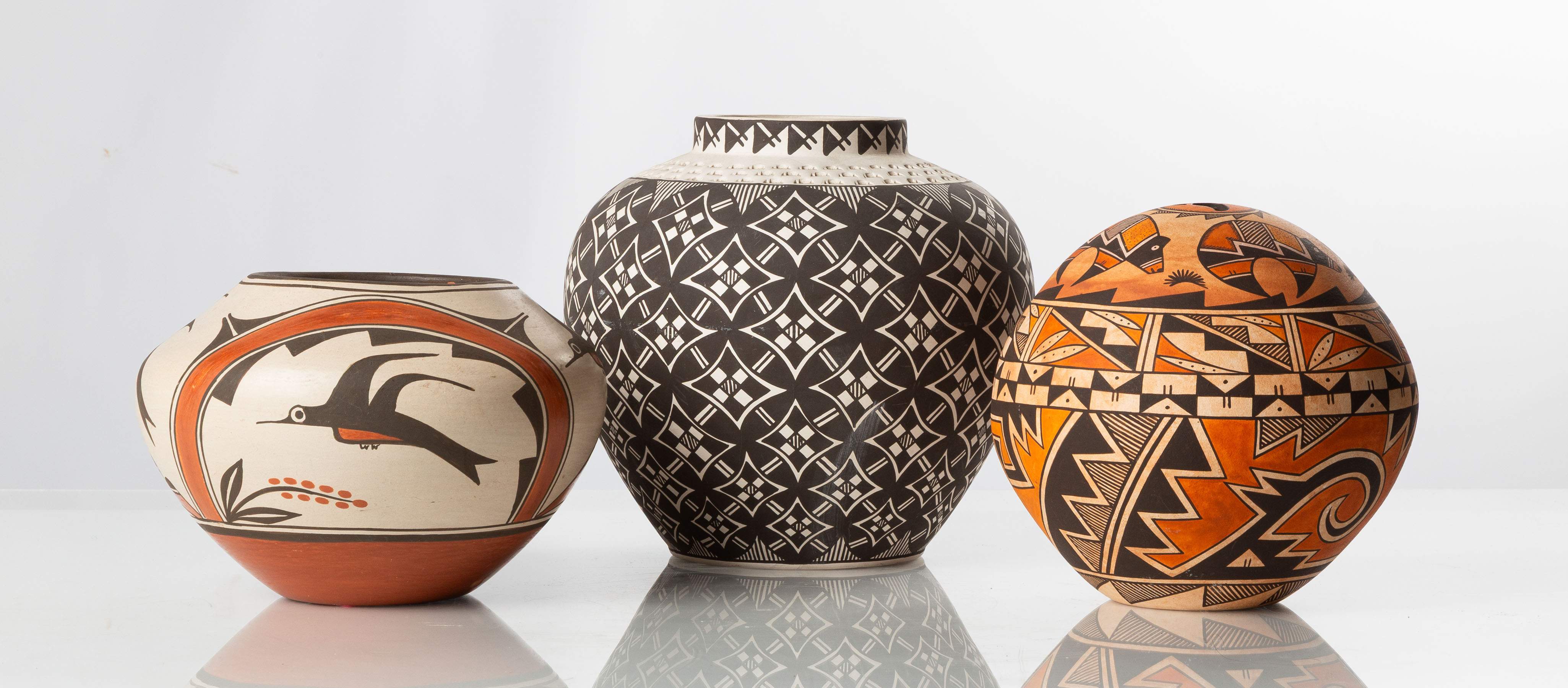 Three Native American Pots | Cottone Auctions