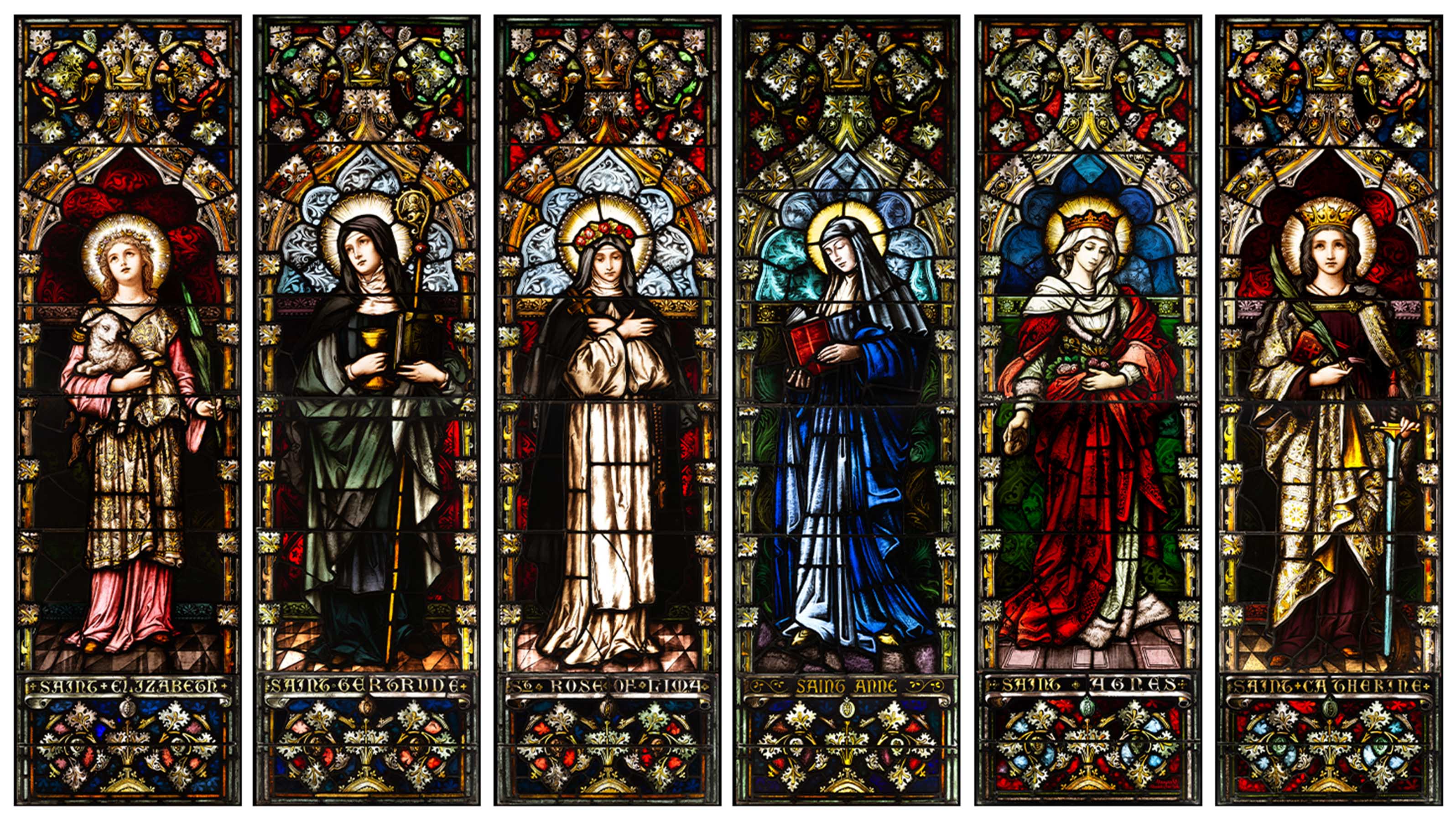 Mayer & Co. Six Catholic Female Saints | Cottone Auctions