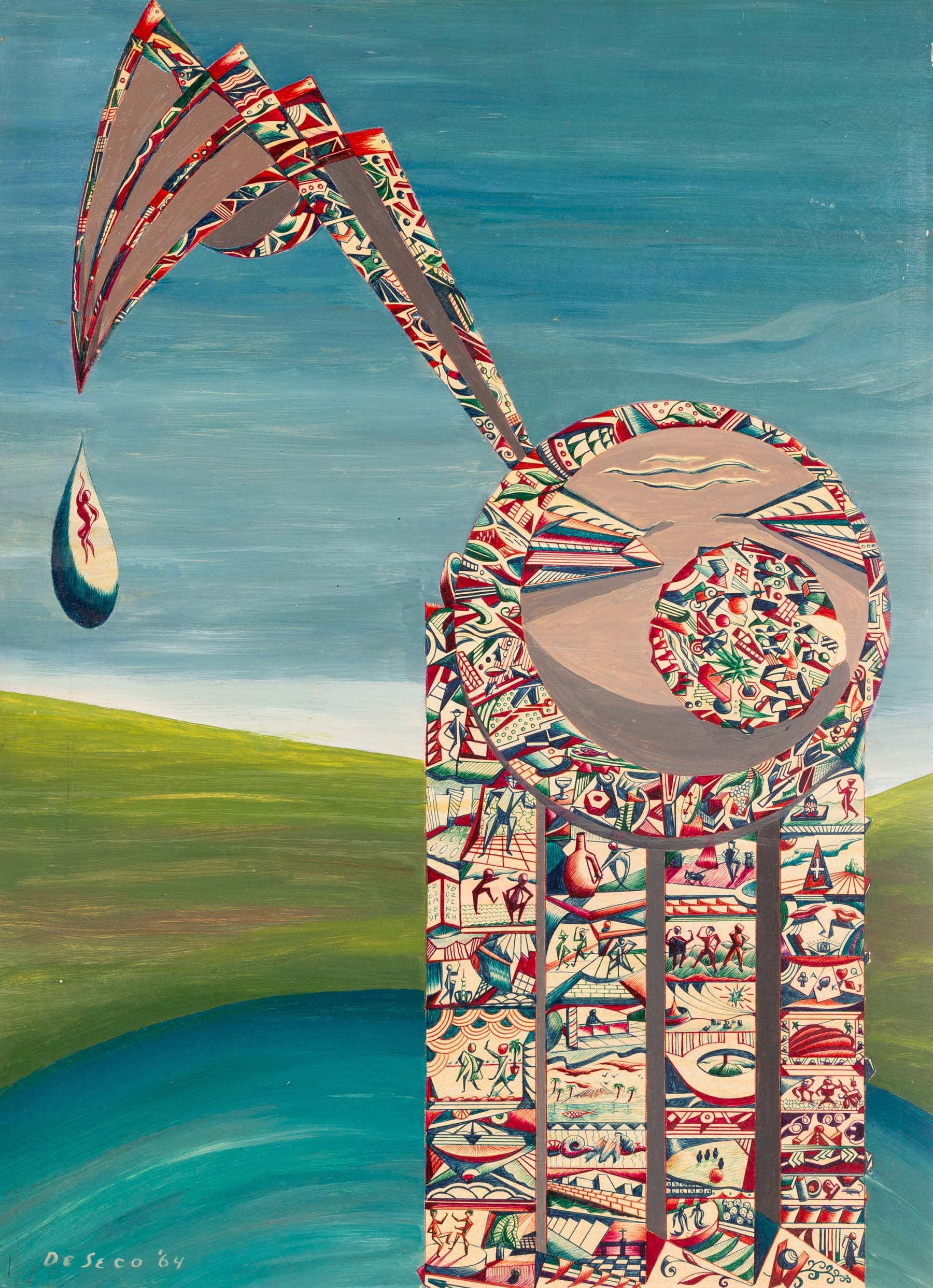 Three David Secon (American, 20th Century) Works | Cottone Auctions