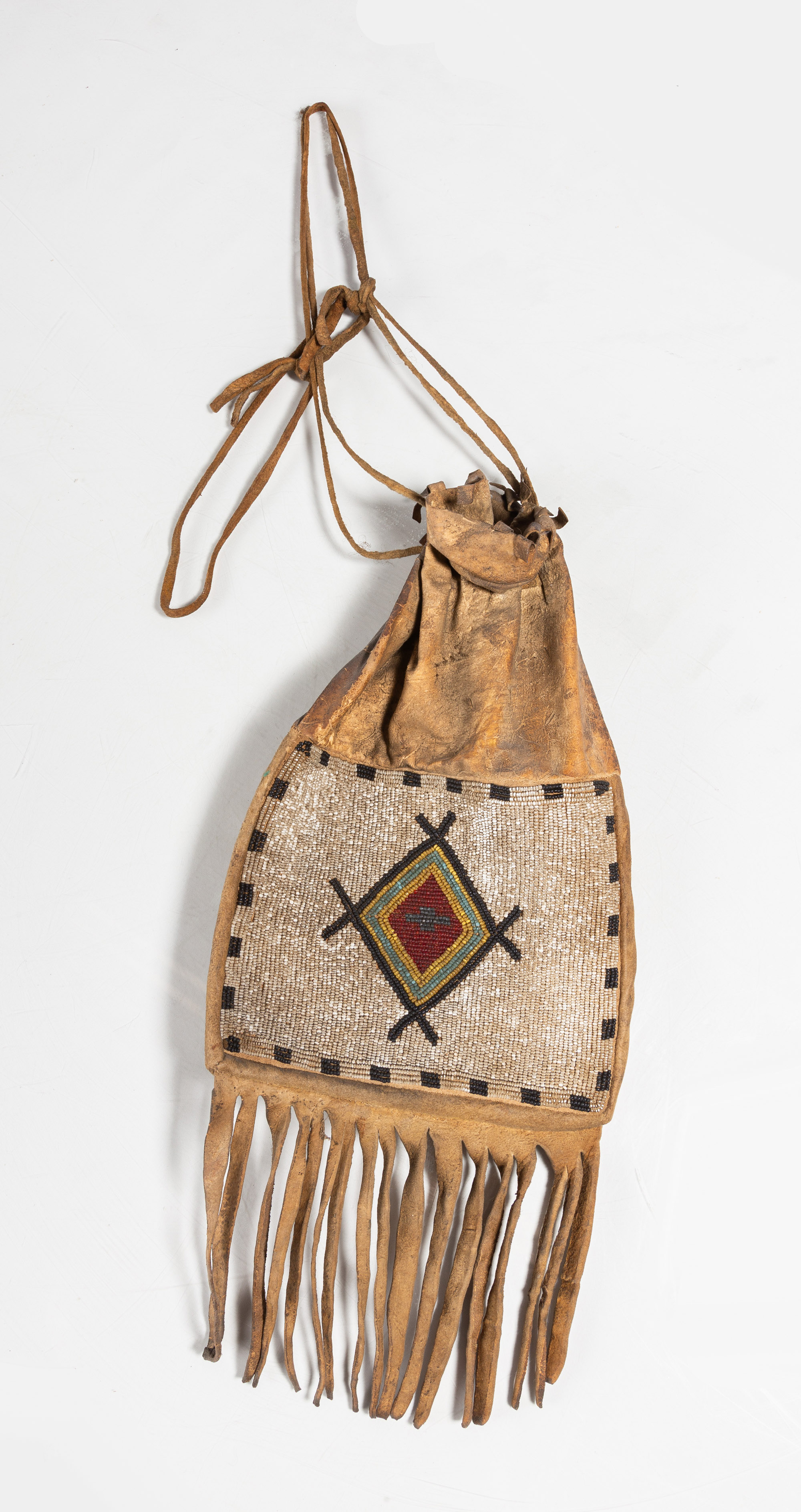 Native American Beaded Bag | Cottone Auctions
