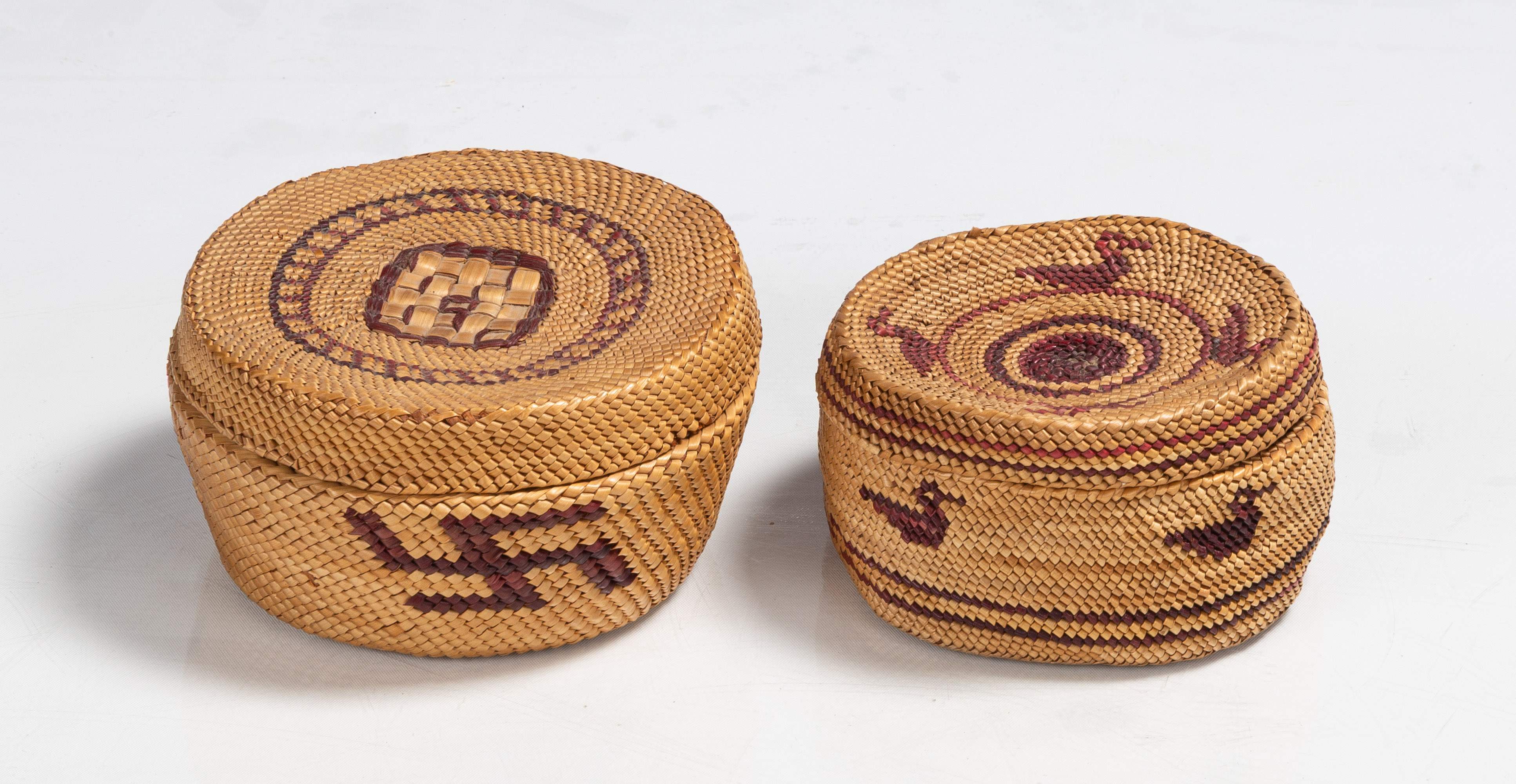Native American Makah Nootka Baskets | Cottone Auctions