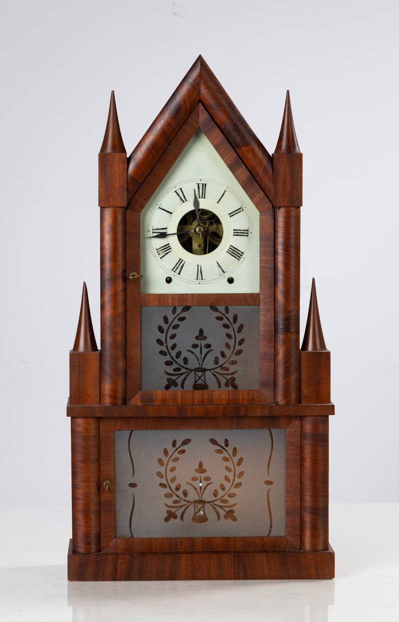 John Birge Steeple-on-Steeple Clock | Cottone Auctions