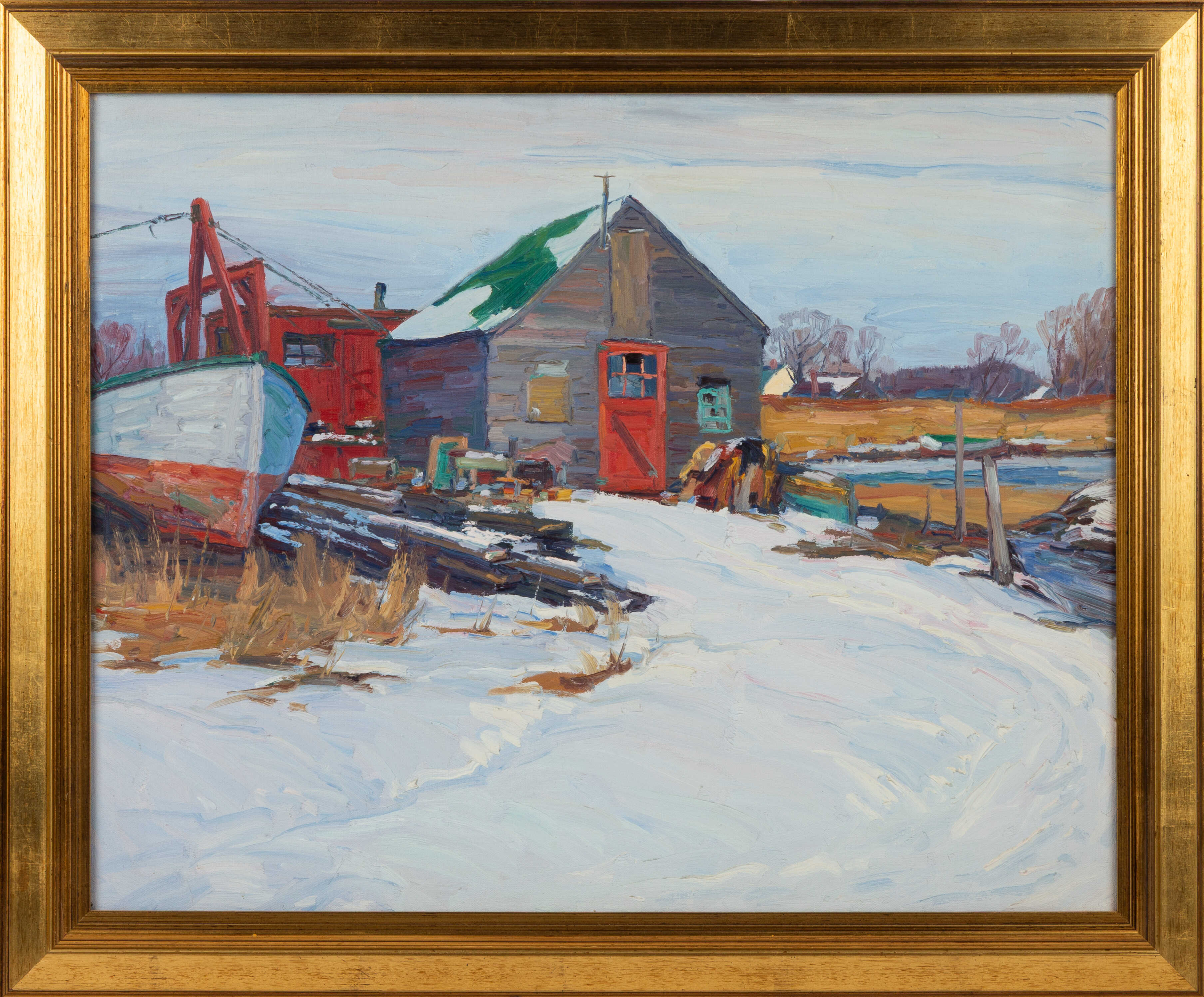 George A. Renouard (American, 1884-1954) Winter, 1944 | Cottone Auctions