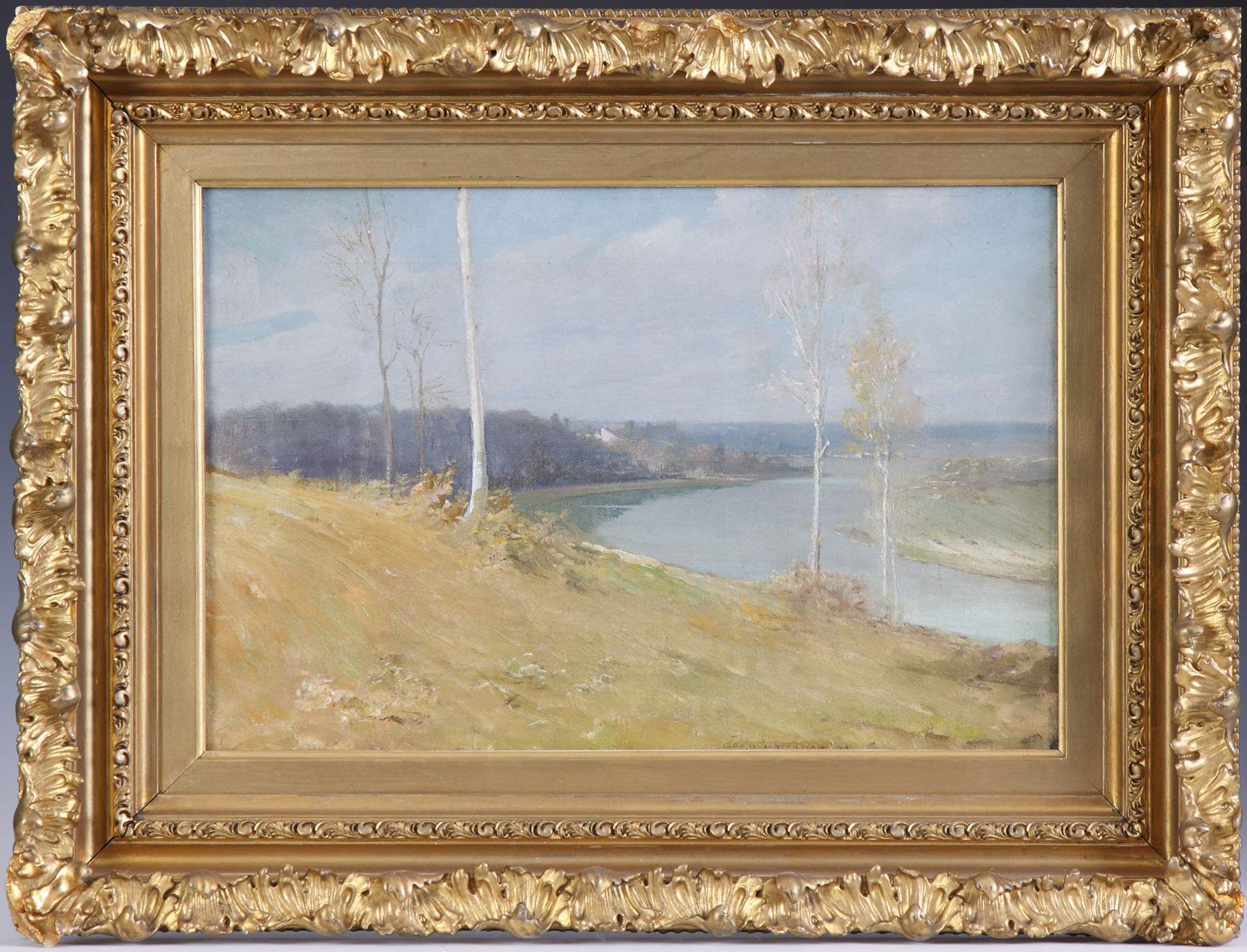 George Brandt Bridgman (American, 1865-1943) River landscape | Cottone ...