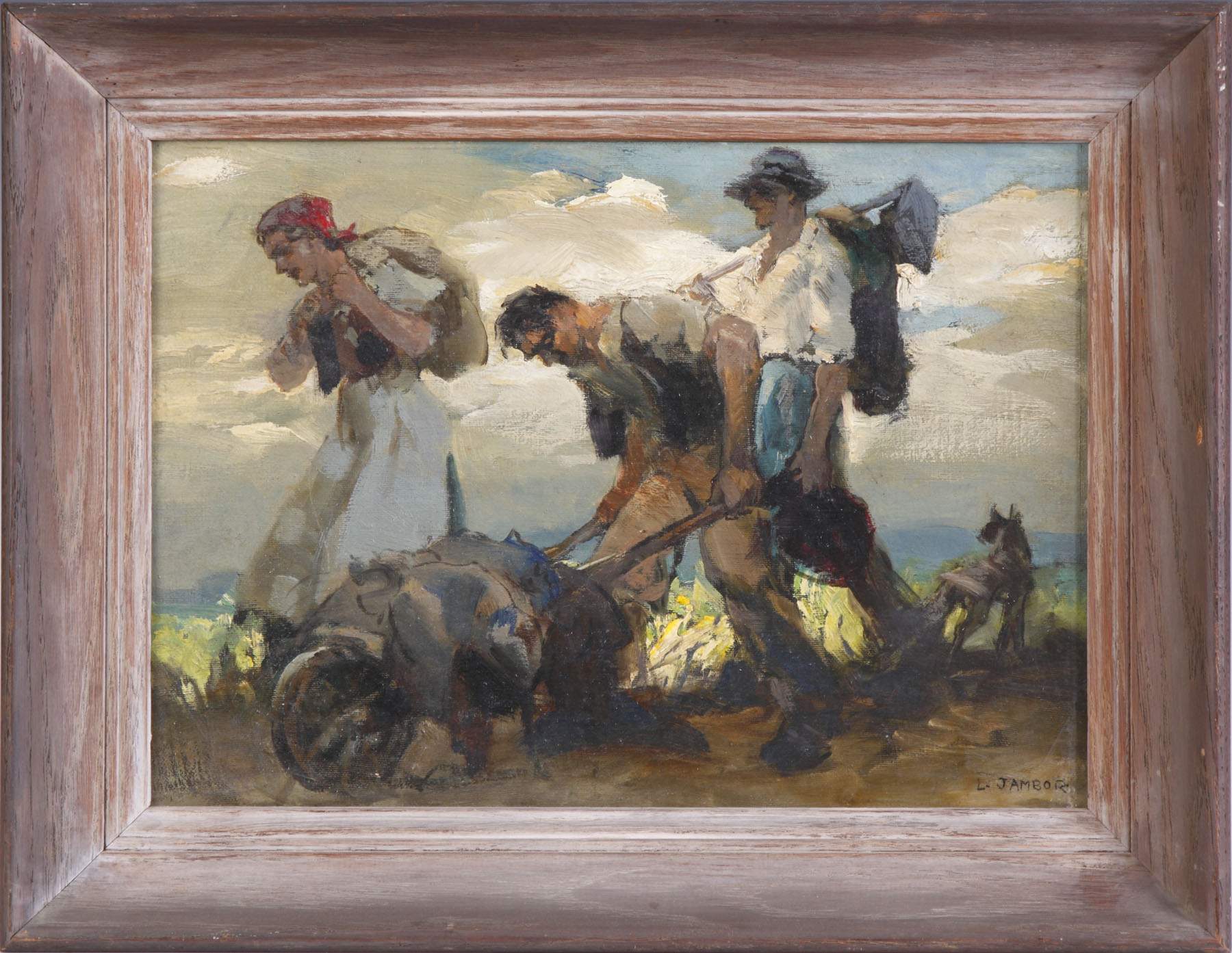 Louis Jambor (1884-1955) "The Horsemen" | Cottone Auctions