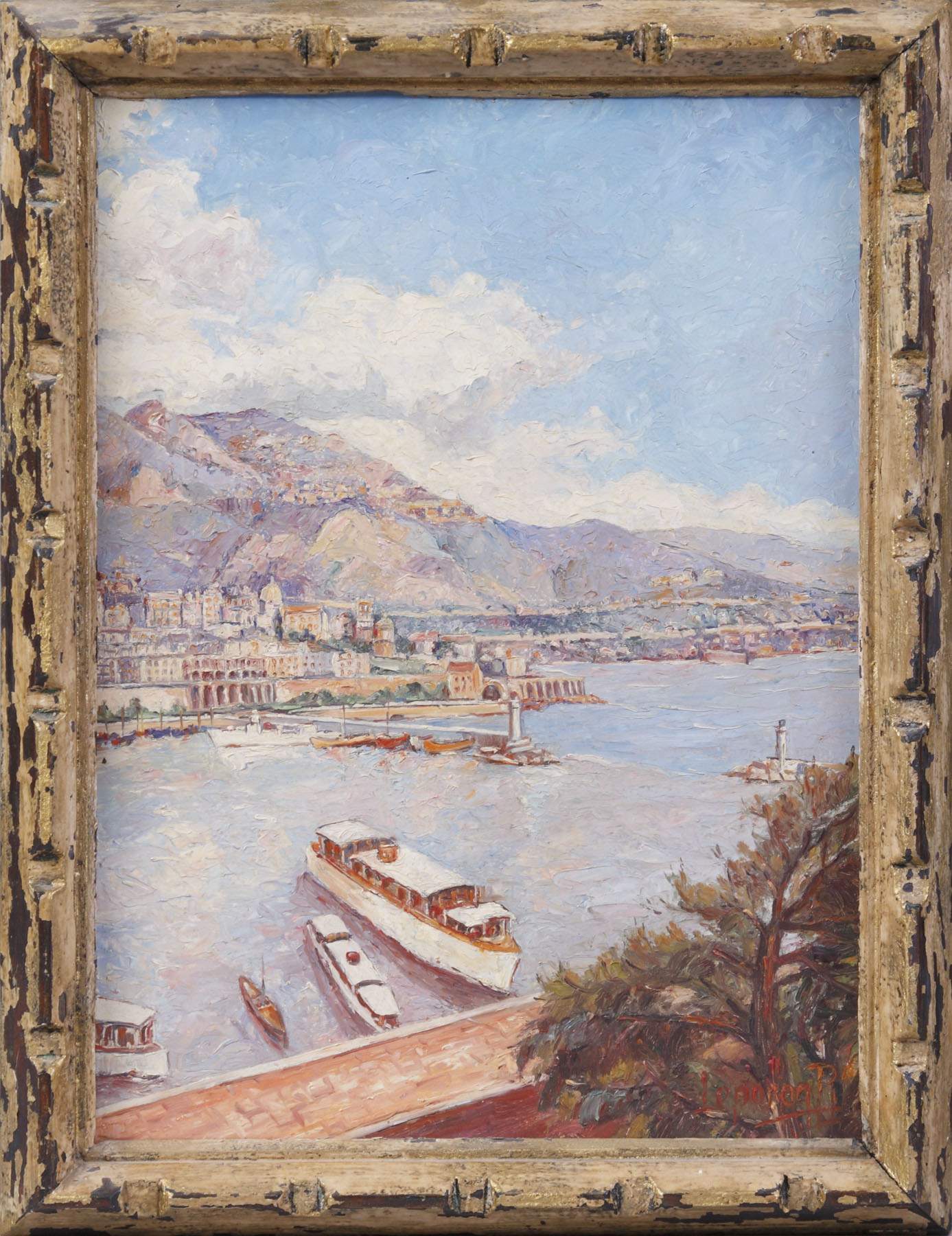 Sgn. Painting "Monte Carlo" | Cottone Auctions