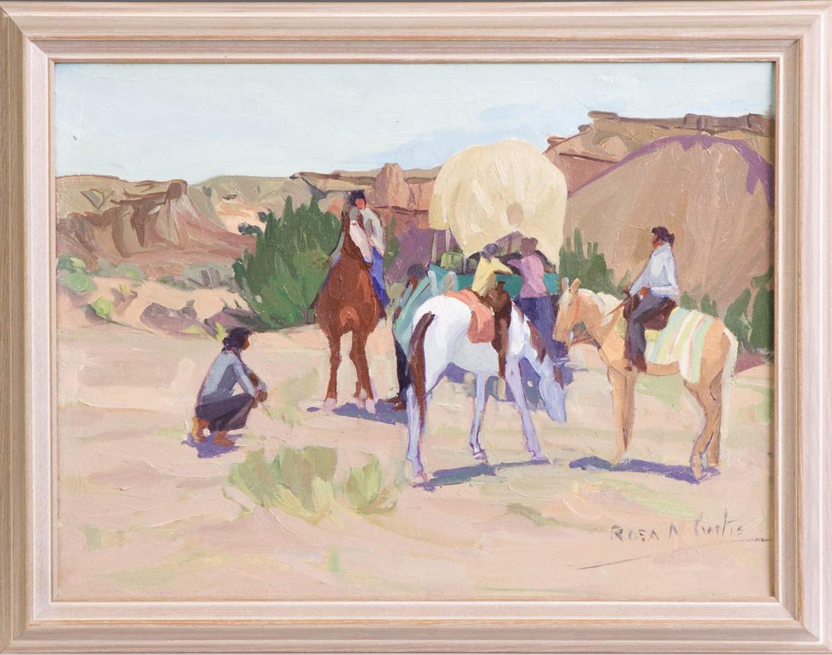 Rosa M. Curtis (1894-1960) Horse scene | Cottone Auctions