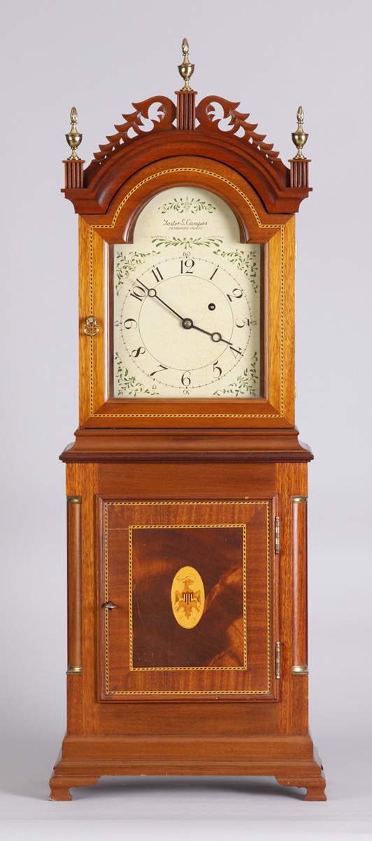 Foster S. Campos, Pembroke, Mass., Shelf Clock | Cottone Auctions