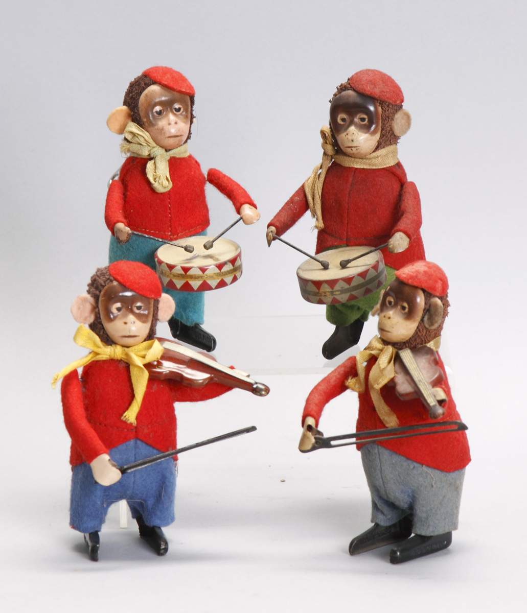 Schuco Monkey Musicians | Cottone Auctions