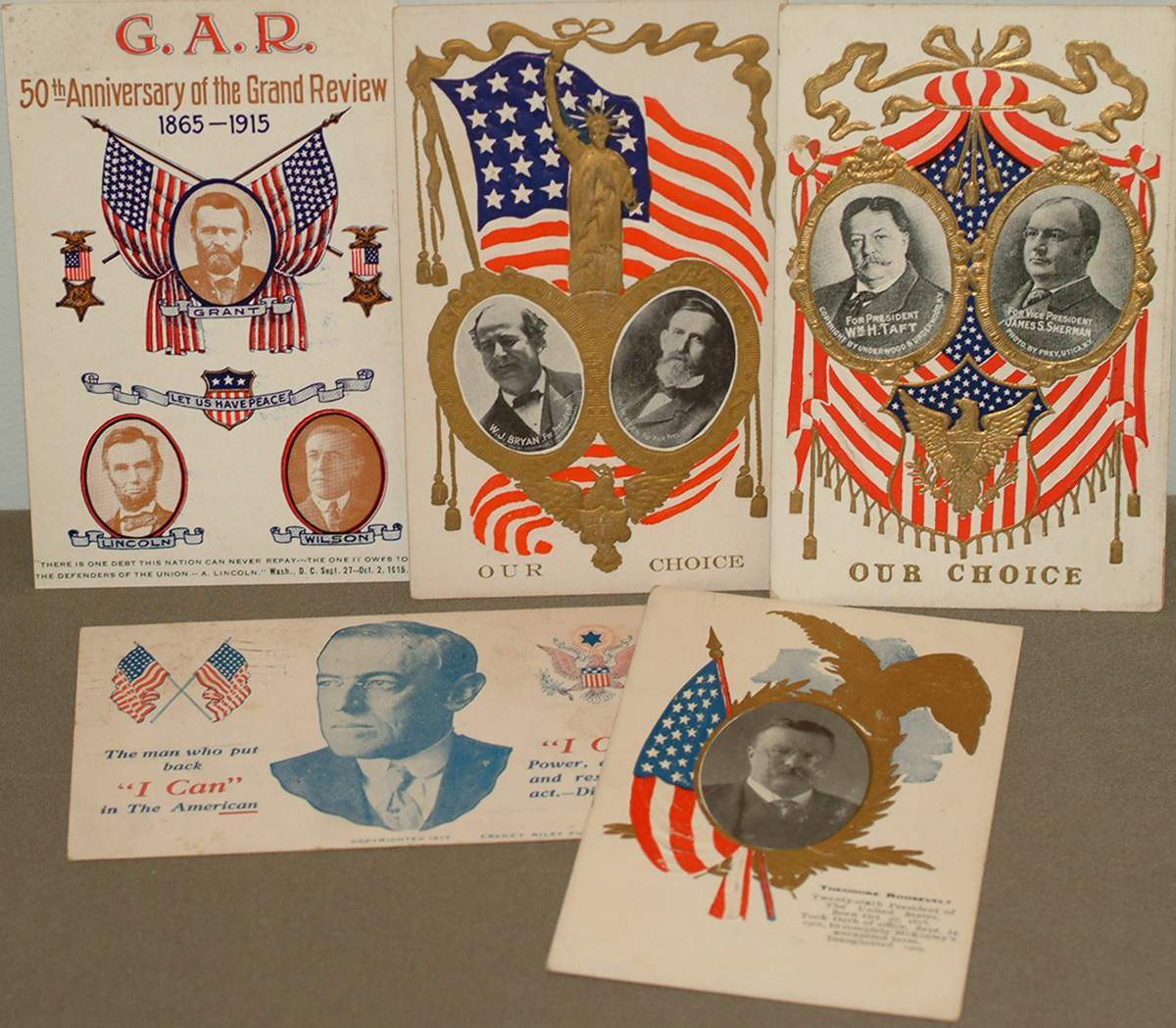 Group of 11 Political & Presidential Postcards | Cottone Auctions