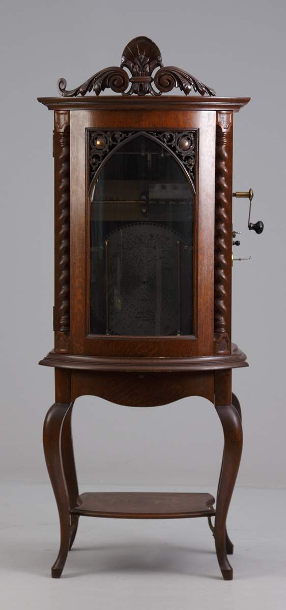 Regina Floor Model Double Comb Music Box Changer | Cottone Auctions