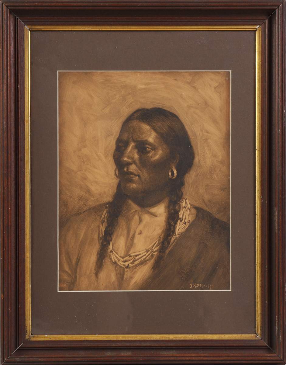 Joseph Henry Sharp (American, 1859-1953) Monotype | Cottone Auctions