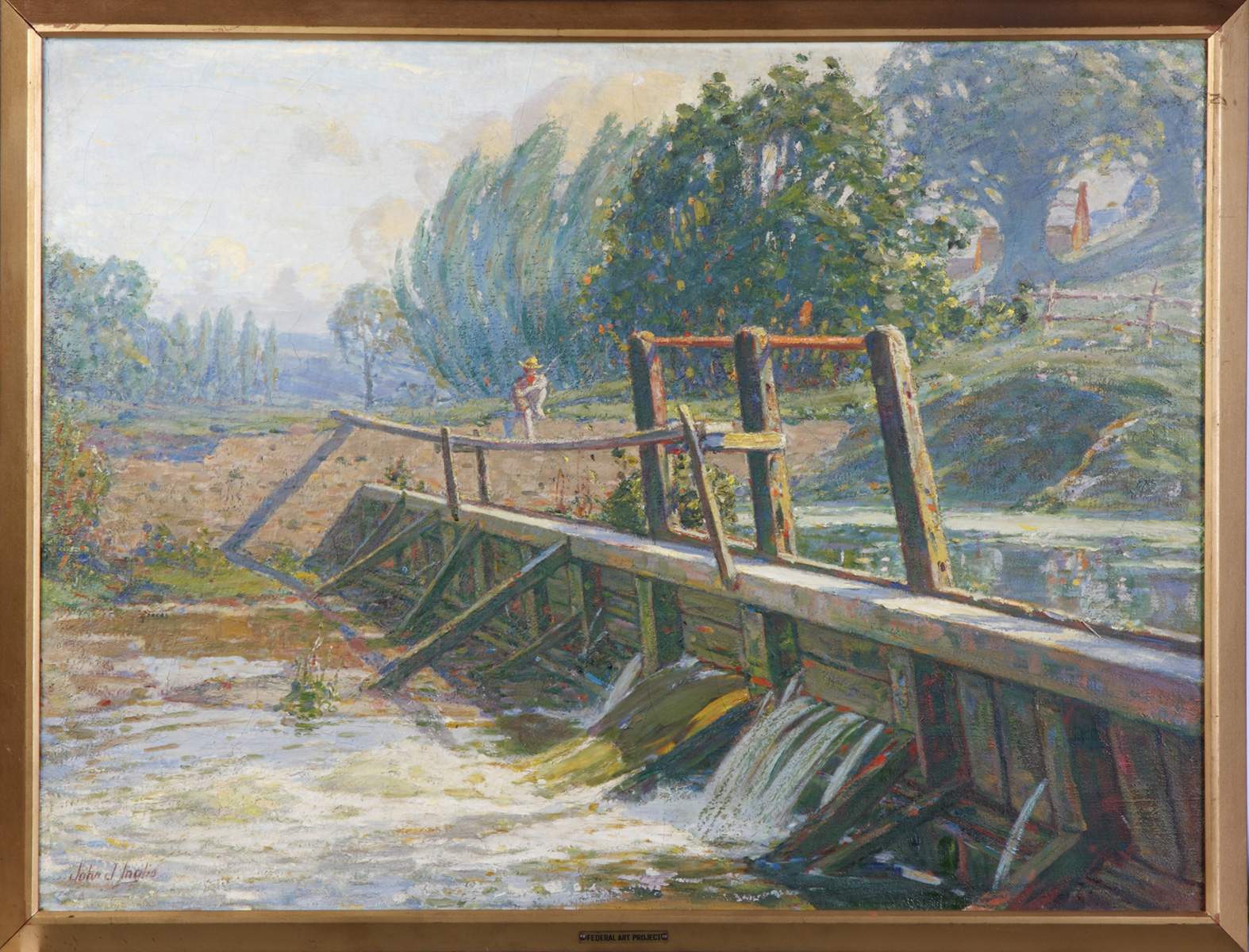 John J. Inglis (American, 1876-1946) "Allen Creek Landscape" | Cottone ...