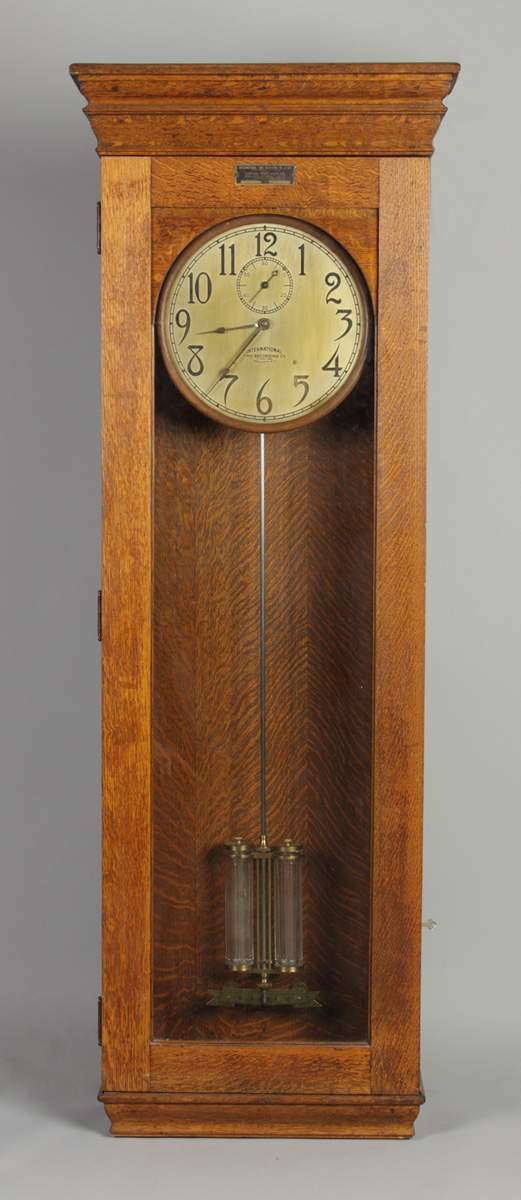 International Time Recording Clock with Electric Wind | Cottone Auctions