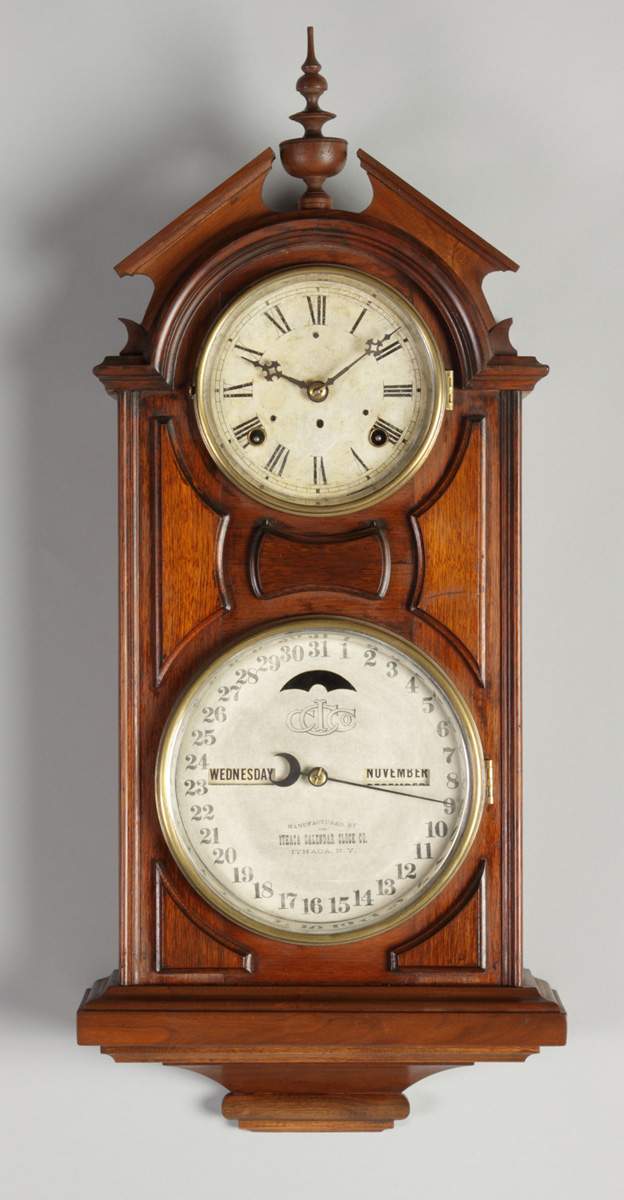 Ithaca #6 Hanging Library Clock | Cottone Auctions
