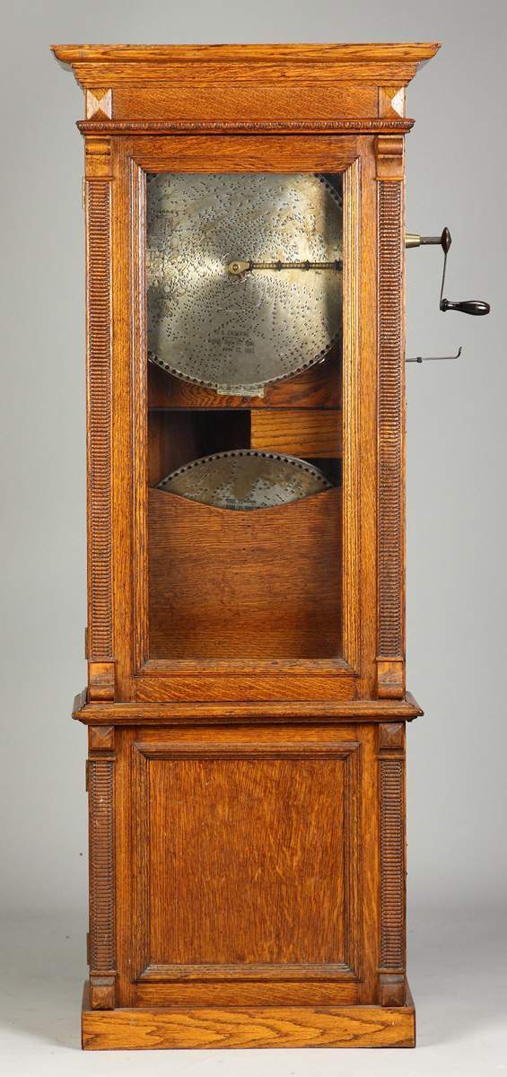 Coin-Operated Regina Upright Disc Music Box | Cottone Auctions