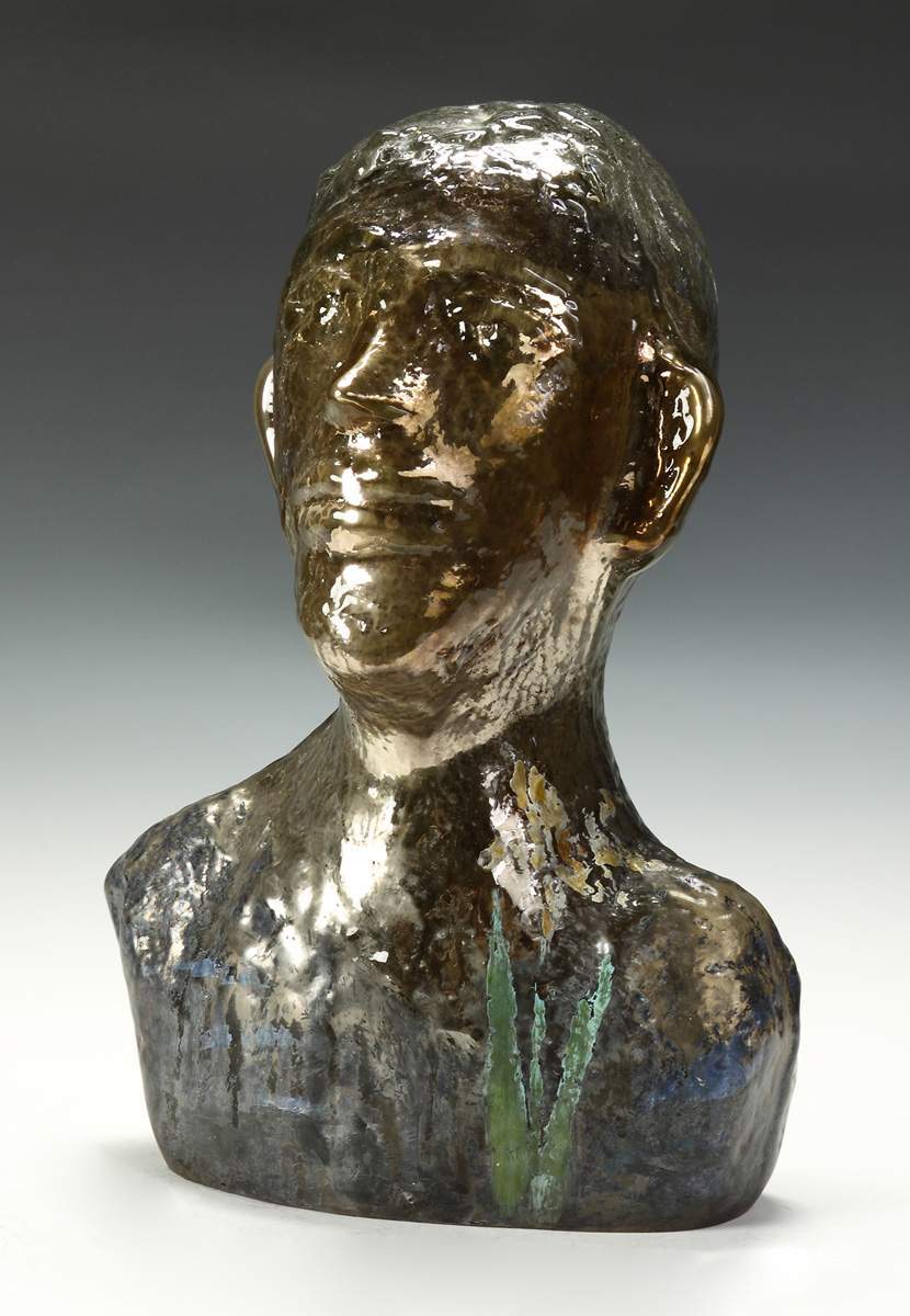 Erwin Eisch (German, born 1927) Sculpted glass bust | Cottone Auctions