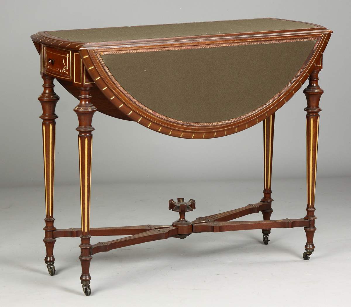 NY Victorian Swing Leg Table, A. Cutler & Son, Buffalo, NY | Cottone ...