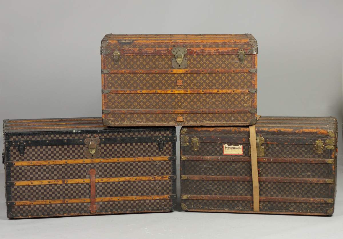 Vintage Louis Vuitton Steamer Trunks | Cottone Auctions