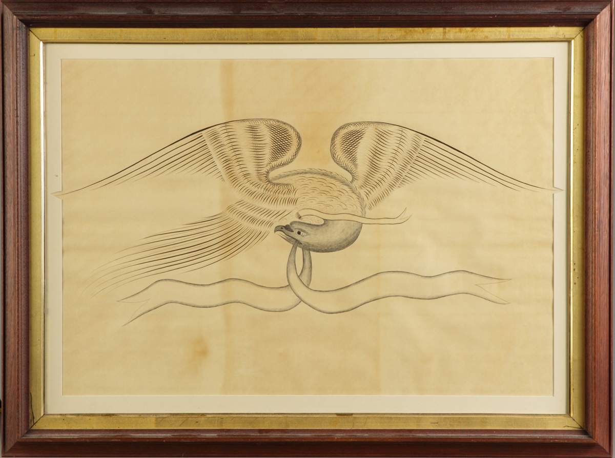 Eagle Calligraphy | Cottone Auctions