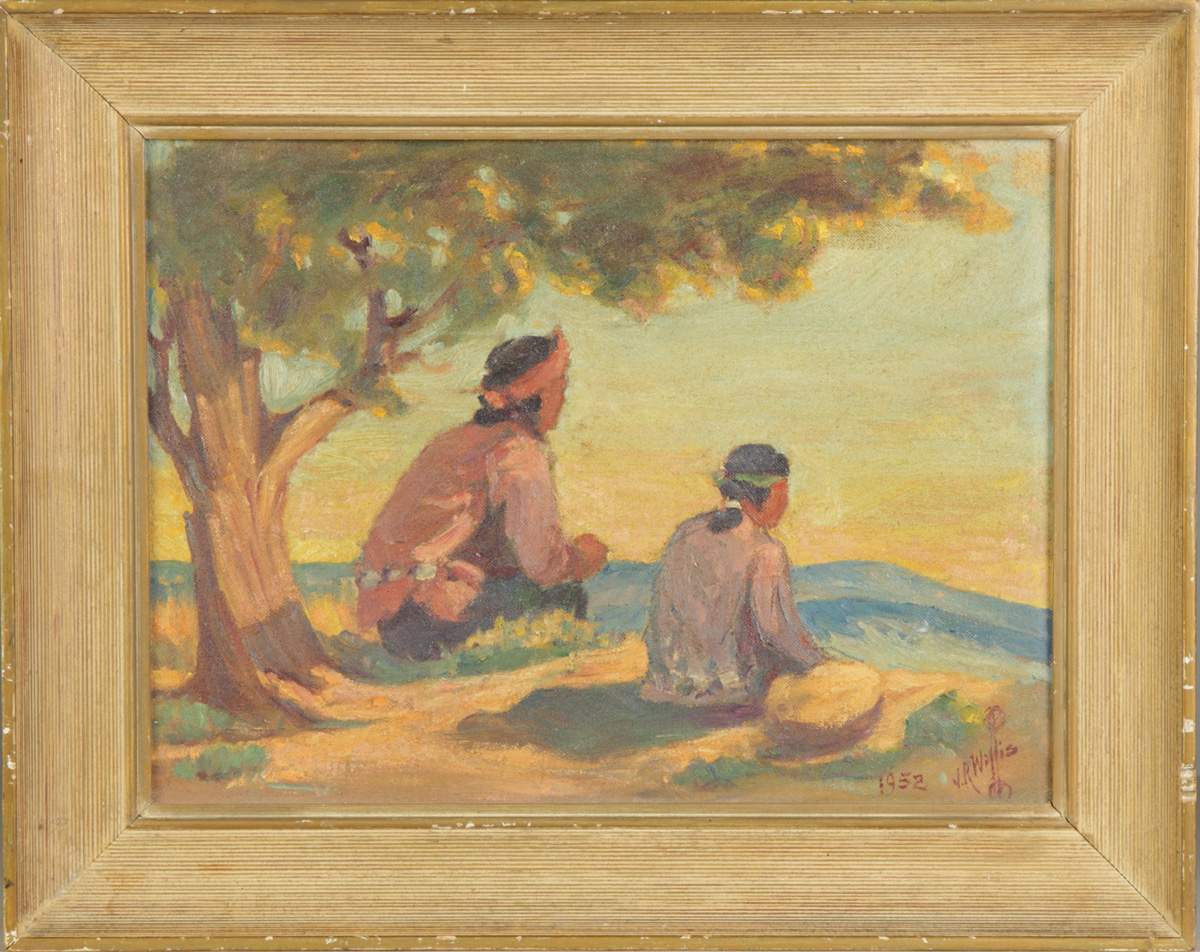 Joseph Roy Willis (American/New Mexico, 1876-1960) "In the Land of ...