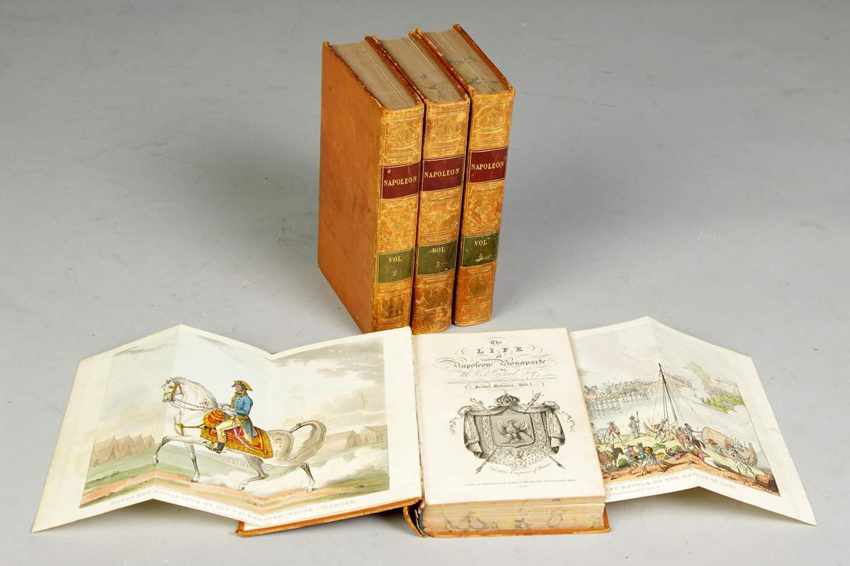Set 4 Vol. Napolean Books, 1820 | Cottone Auctions