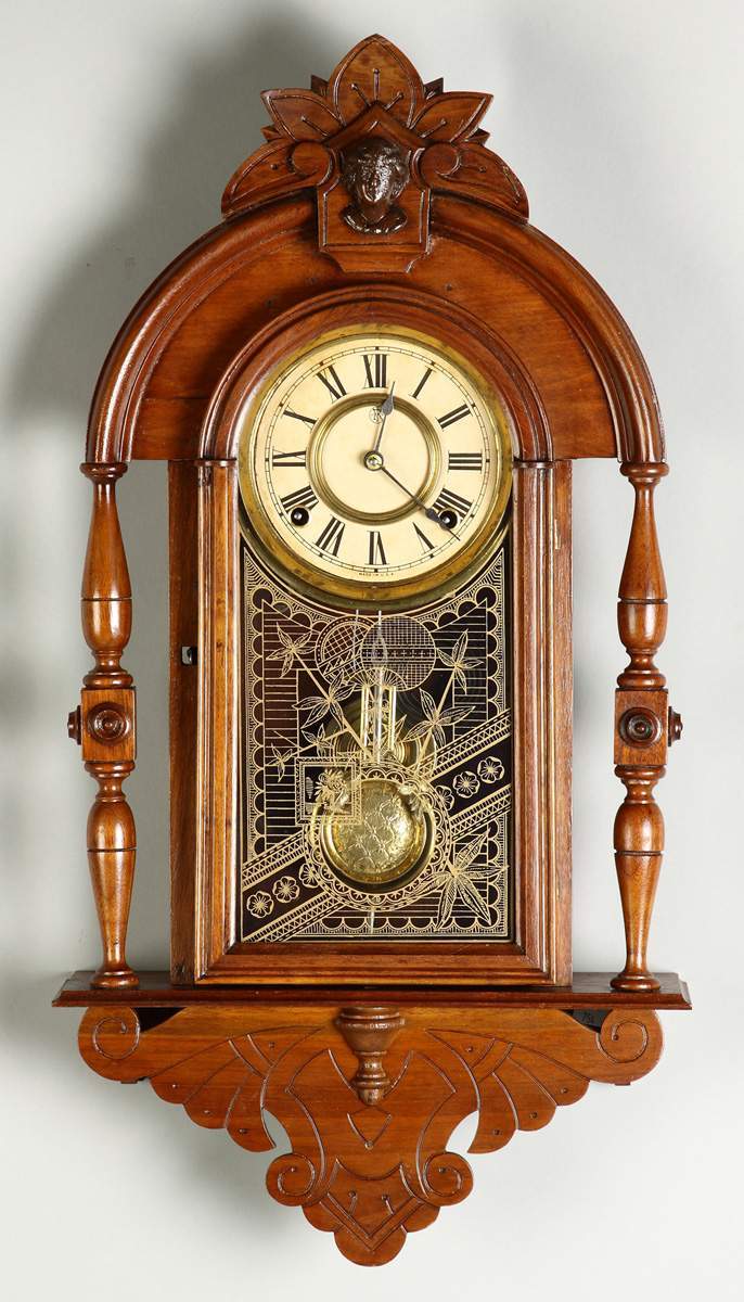 F. Kroeber Wall Clock | Cottone Auctions