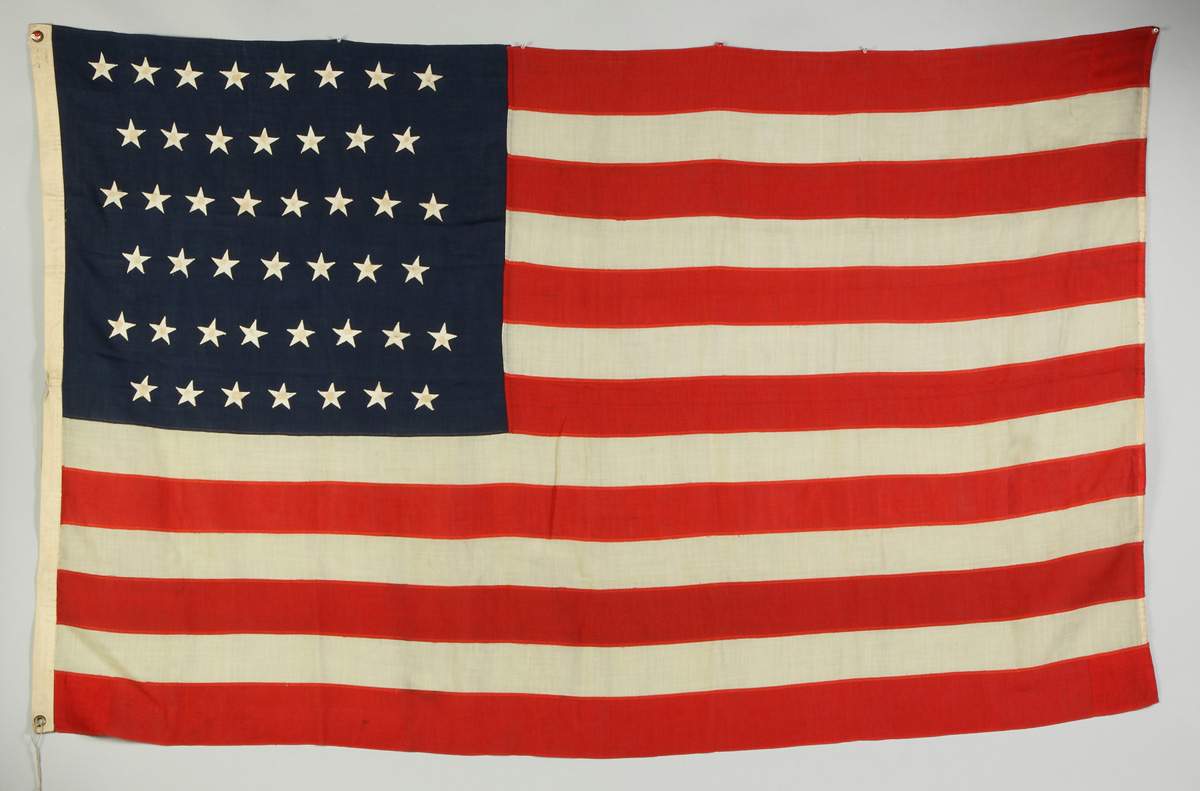 45 Star American Flag, 1896 | Cottone Auctions