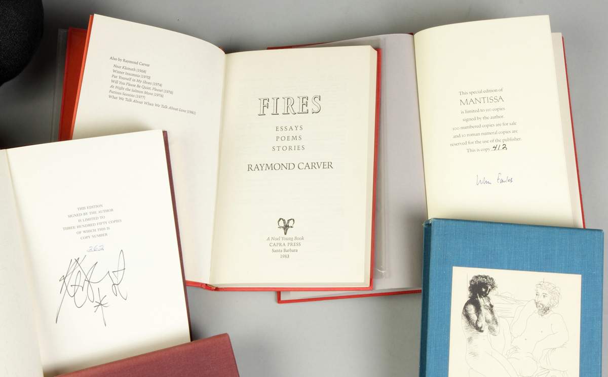 3 Books by Kurt Vonnegut, Raymond Carver & John Fowles | Cottone Auctions