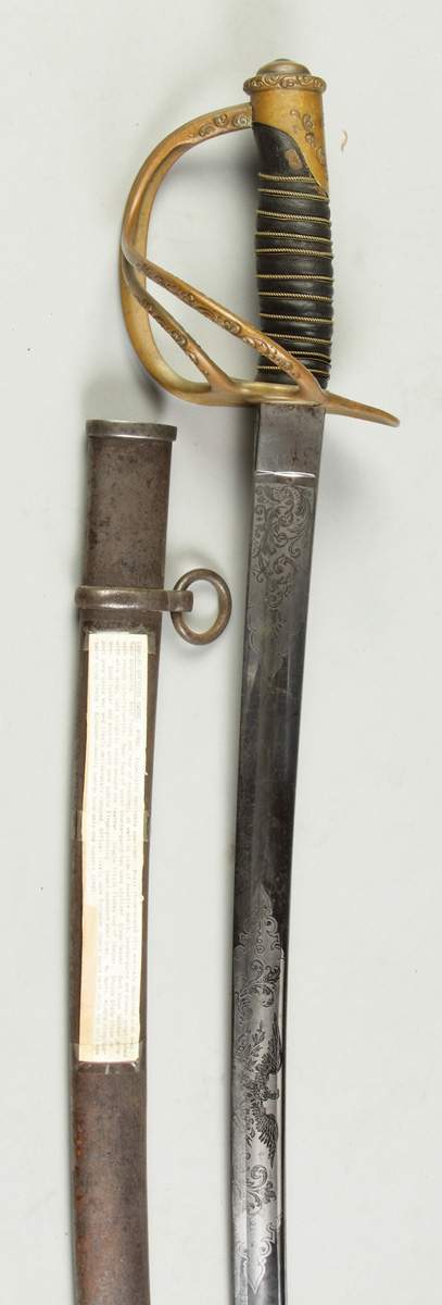 W. Clauberg Solingen Officer's Sword | Cottone Auctions