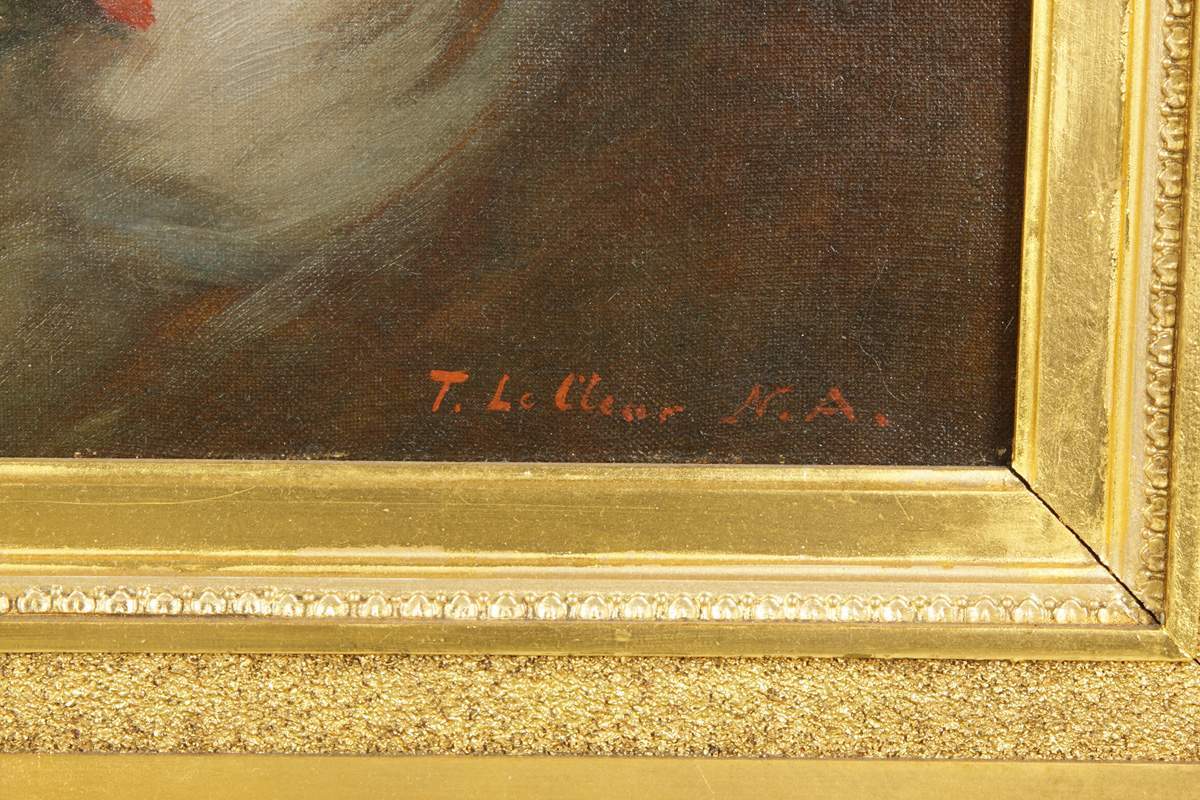 Thomas LeClear (American, 1818-1882) Portrait of a lady | Cottone Auctions