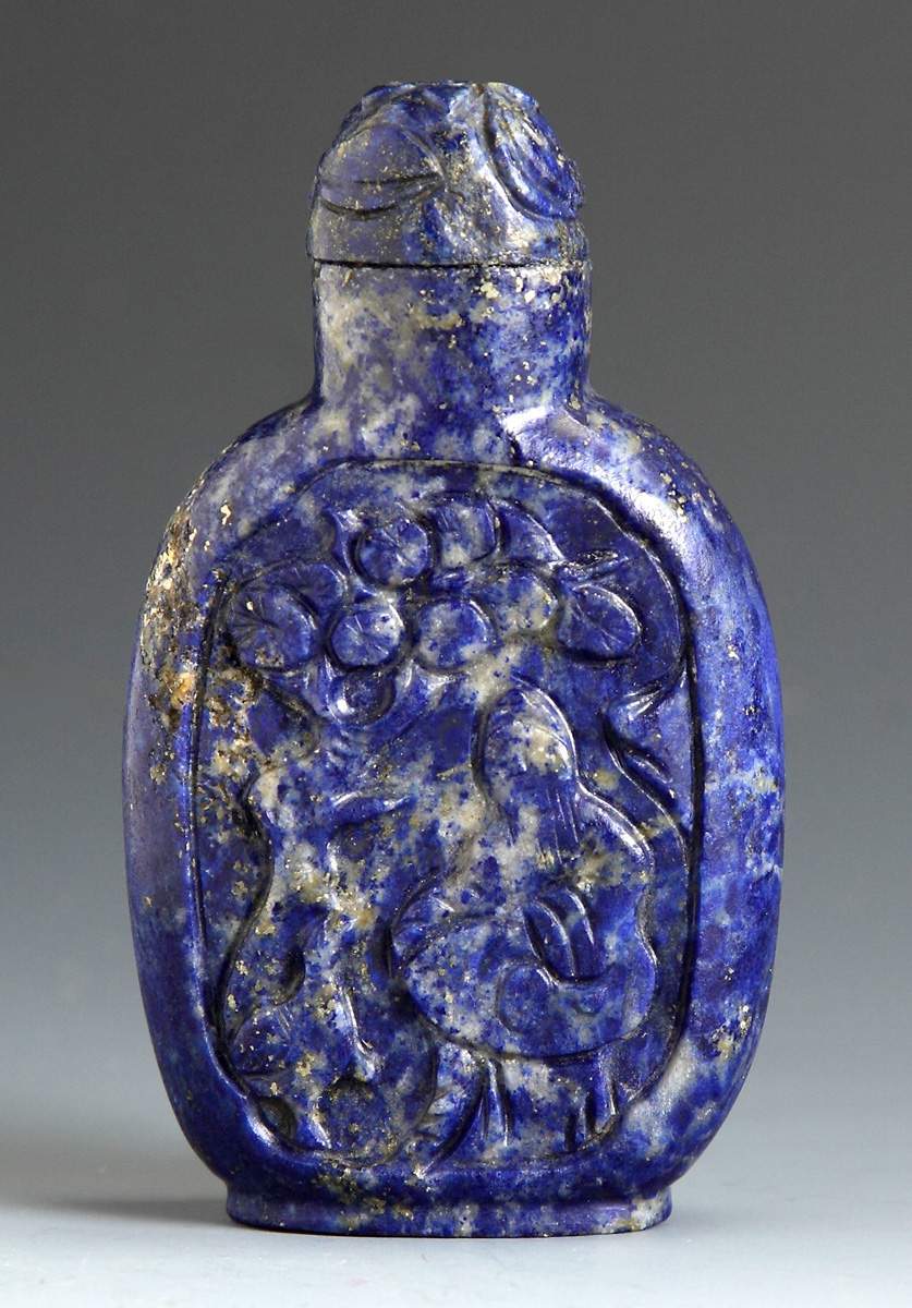 Lapis Snuff Bottle | Cottone Auctions