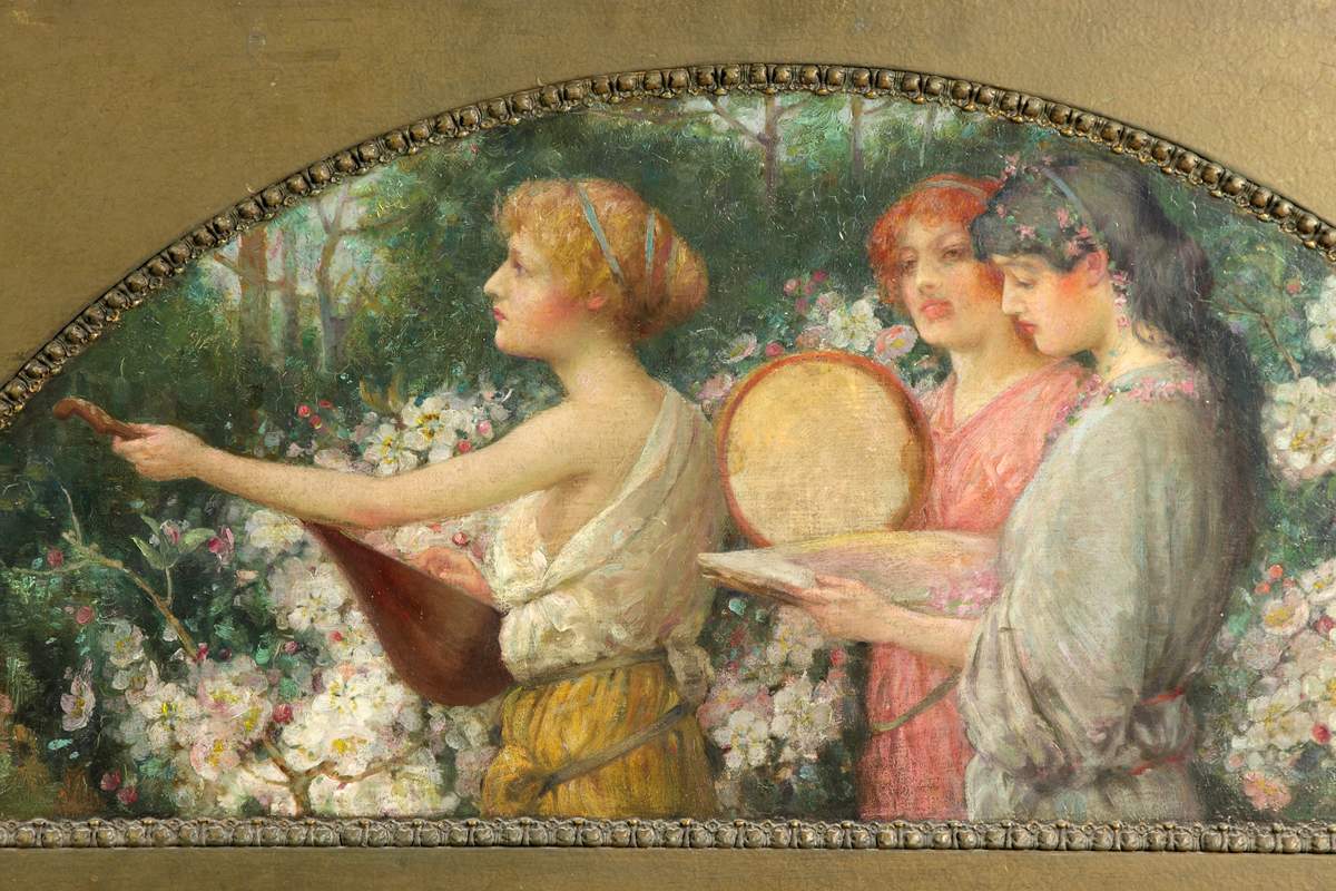 Painting of 3 Musicians | Cottone Auctions