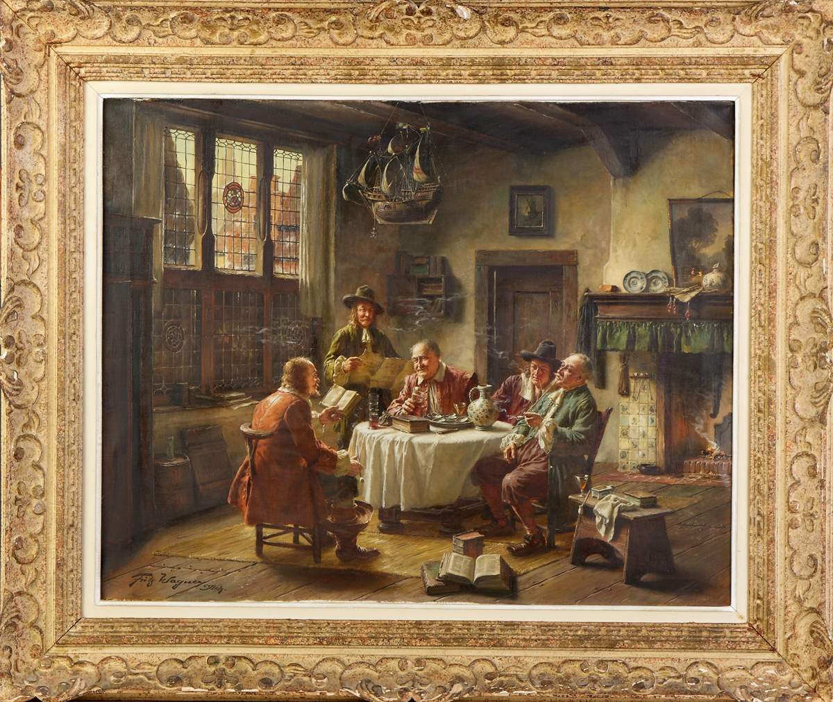 Fritz Wagner (German, 1896-1939) "Castle Nyanrod" | Cottone Auctions