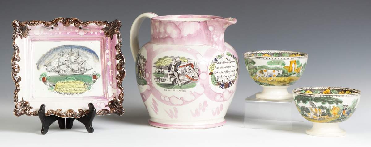 Pink Luster & Salopian Ware | Cottone Auctions