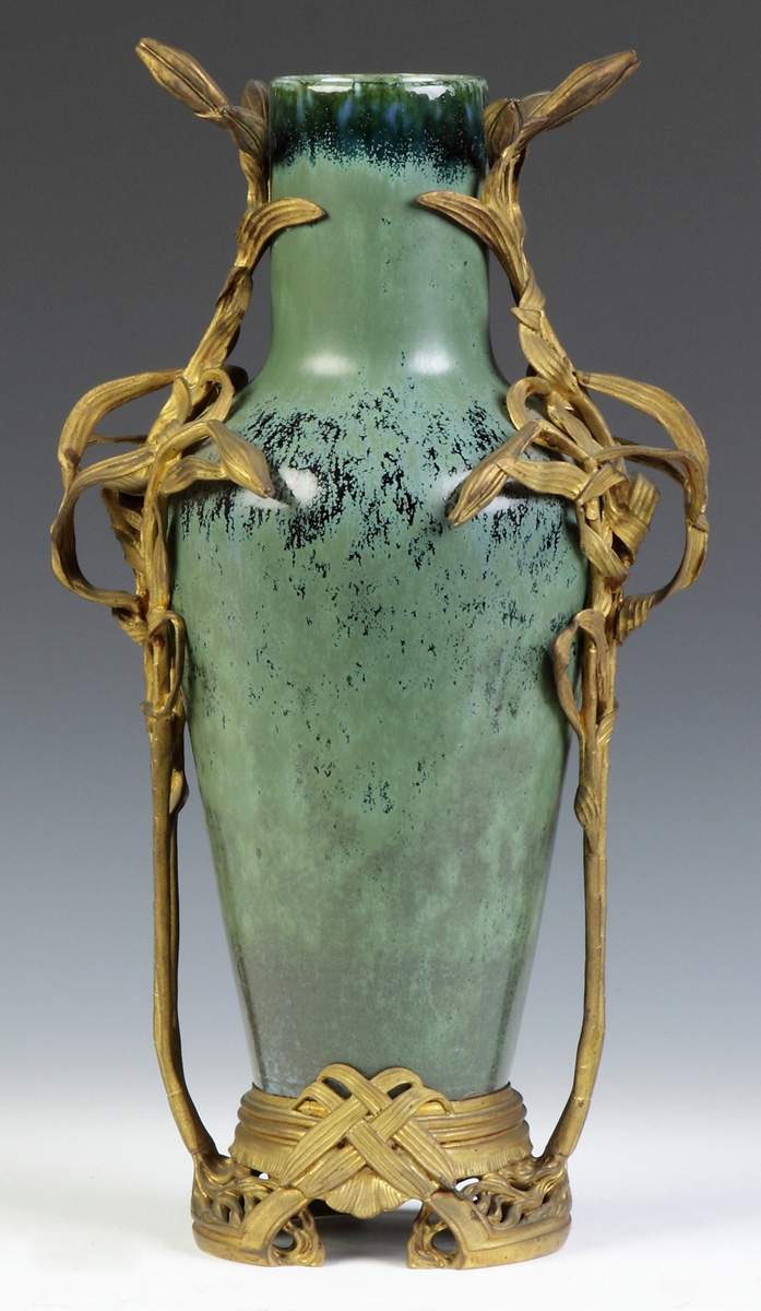 Gilt Bronze Mounted Porcelain Lamp Base | Cottone Auctions