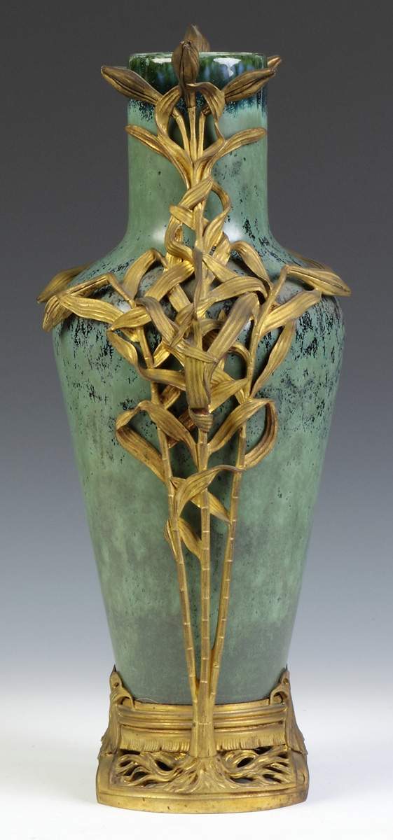 Gilt Bronze Mounted Porcelain Lamp Base | Cottone Auctions