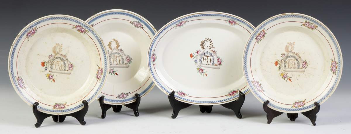 Early Creamware Plates | Cottone Auctions