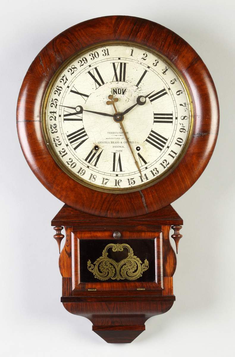 Ansonia Brass & Copper Co., Terry's Patent, Calendar Clock | Cottone ...