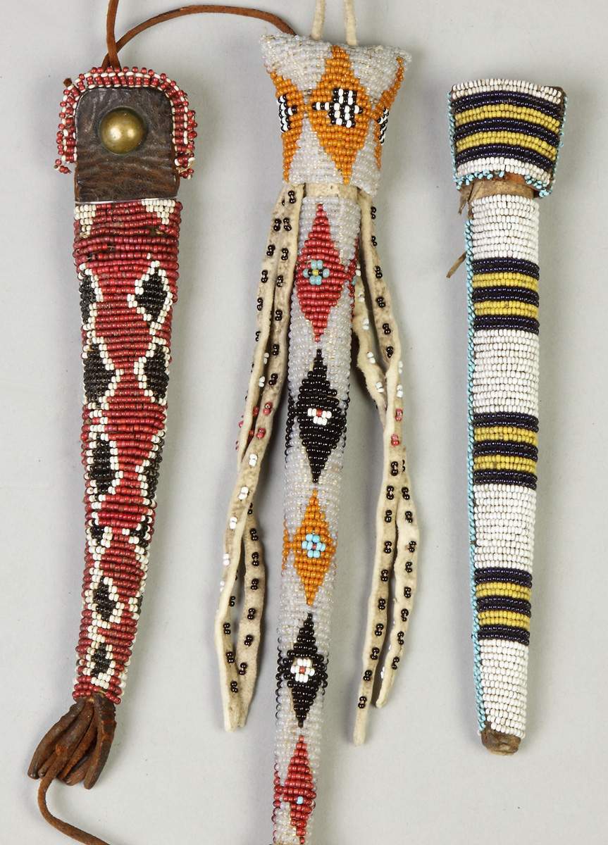 Kiowa Beaded Awl Case | Cottone Auctions