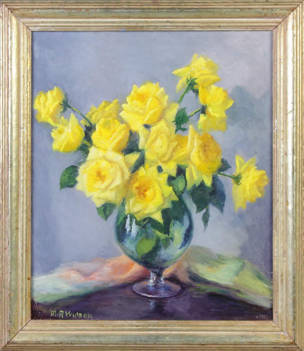 Minnie Rankin Wyman (American, 1871-1963) "Easter Roses" | Cottone Auctions