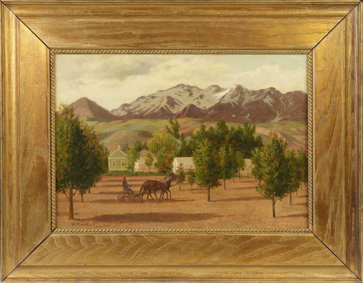 A.M. Willard (American, 1836-1918) Mountain farm scene | Cottone Auctions