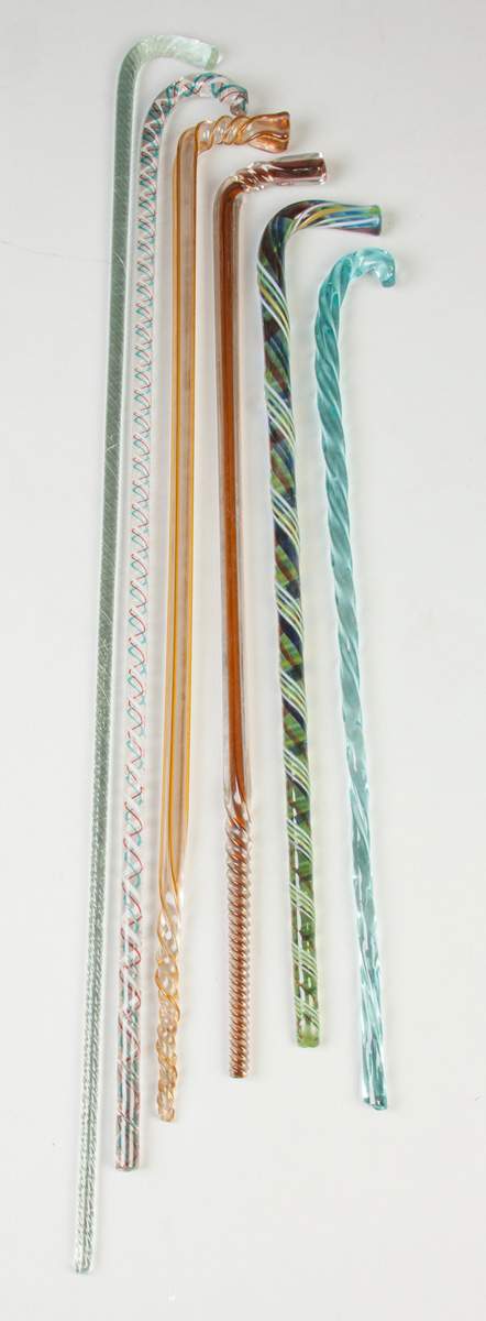 6 Glass Canes | Cottone Auctions