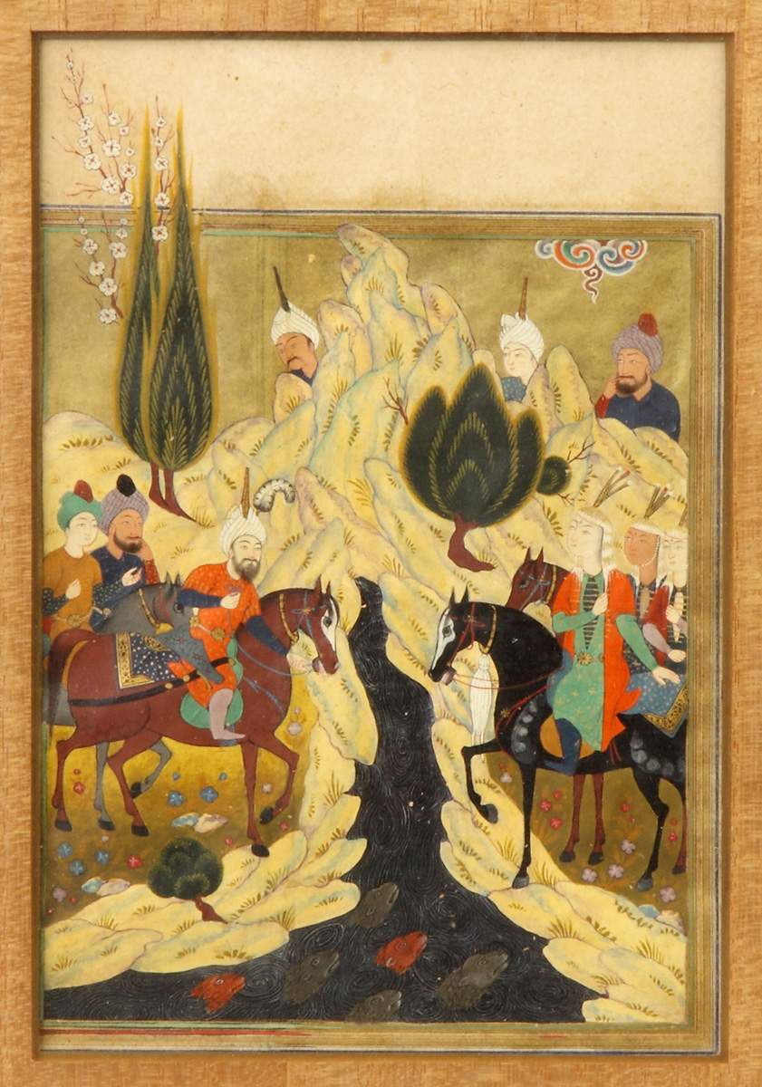 Two Early Islamic Illuminated Manuscript Pages | Cottone Auctions